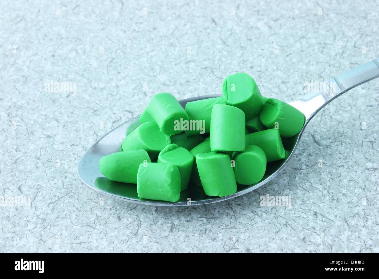 A Green Bite Stock Photo - Alamy