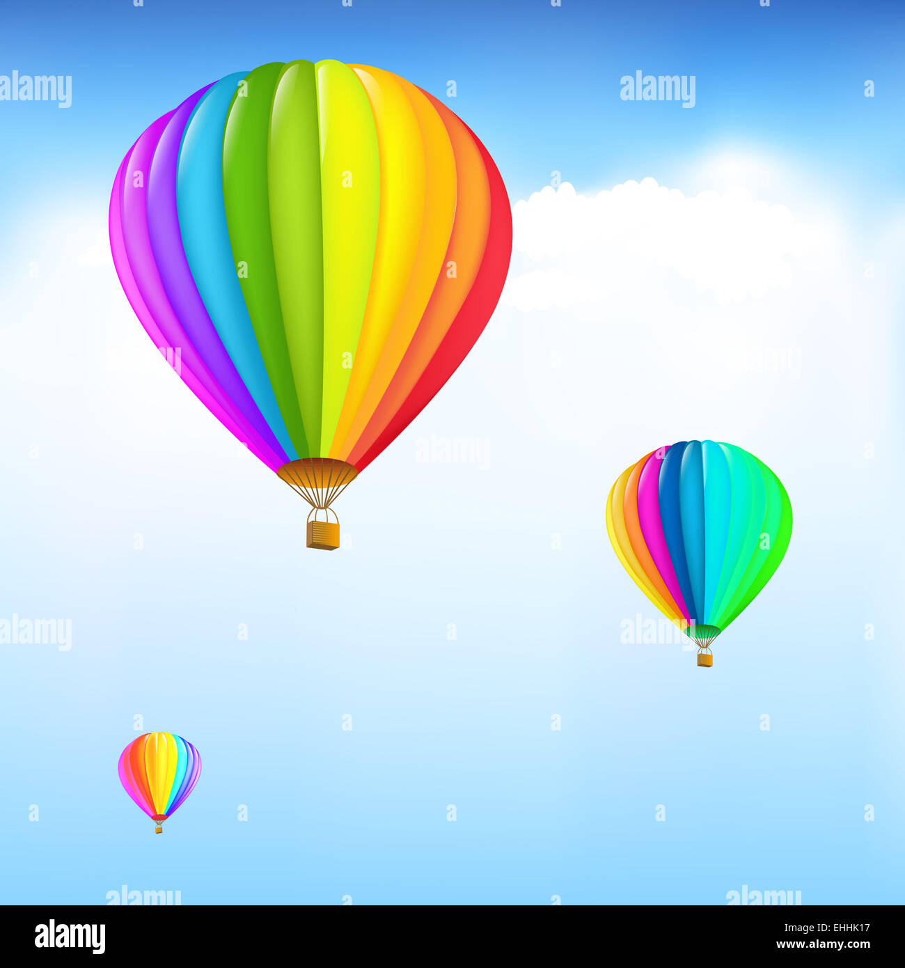 Colorful Hot Air Balloons Stock Photo - Alamy