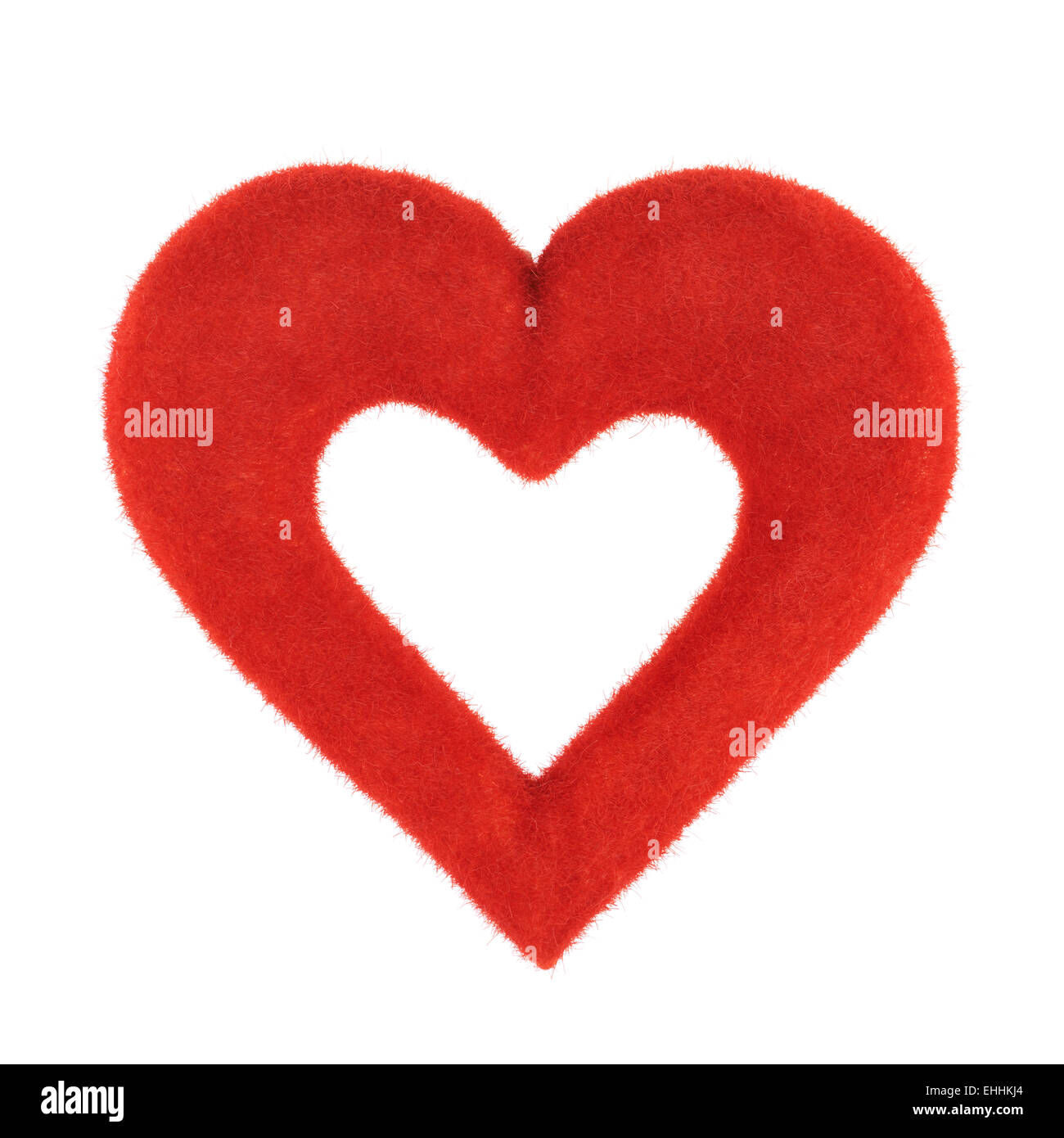 Symbolic red heart isolated Stock Photo - Alamy