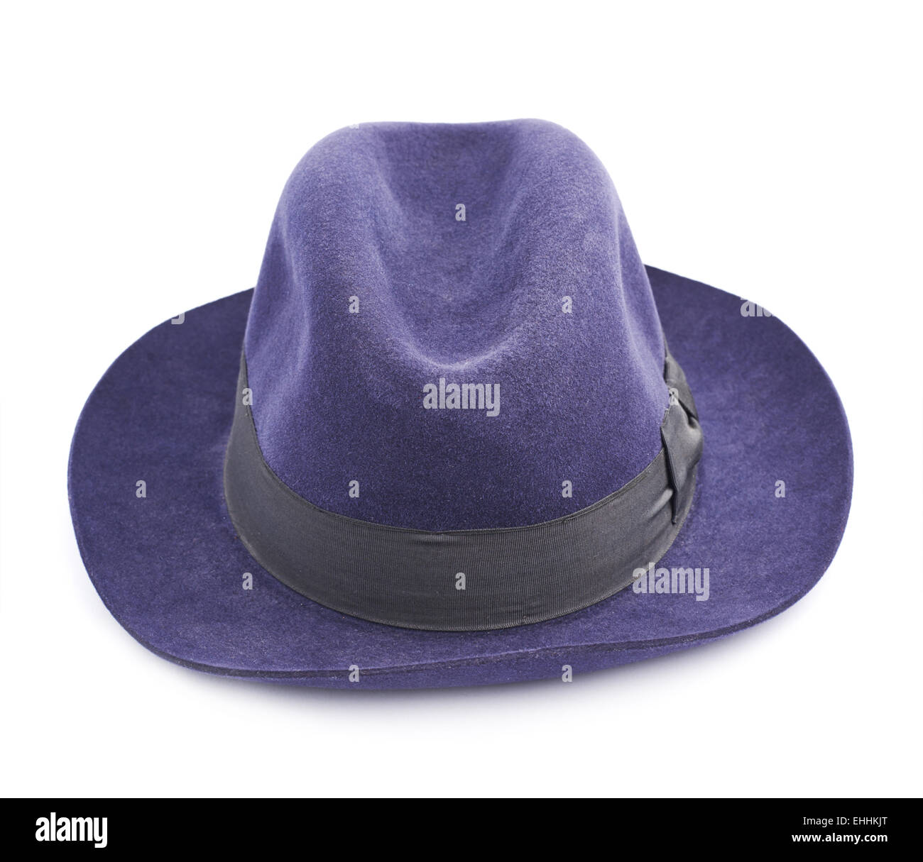 Dark blue hat isolated Stock Photo - Alamy