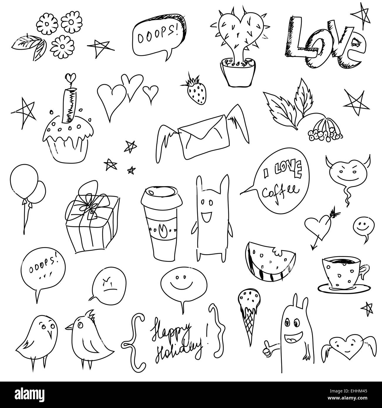 Hand drawn writing hi-res stock photography and images - Alamy