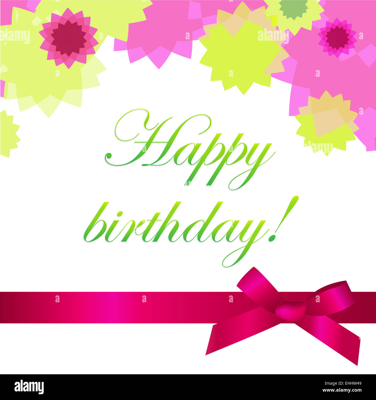 Happy Birthday Card Stock Photo - Alamy