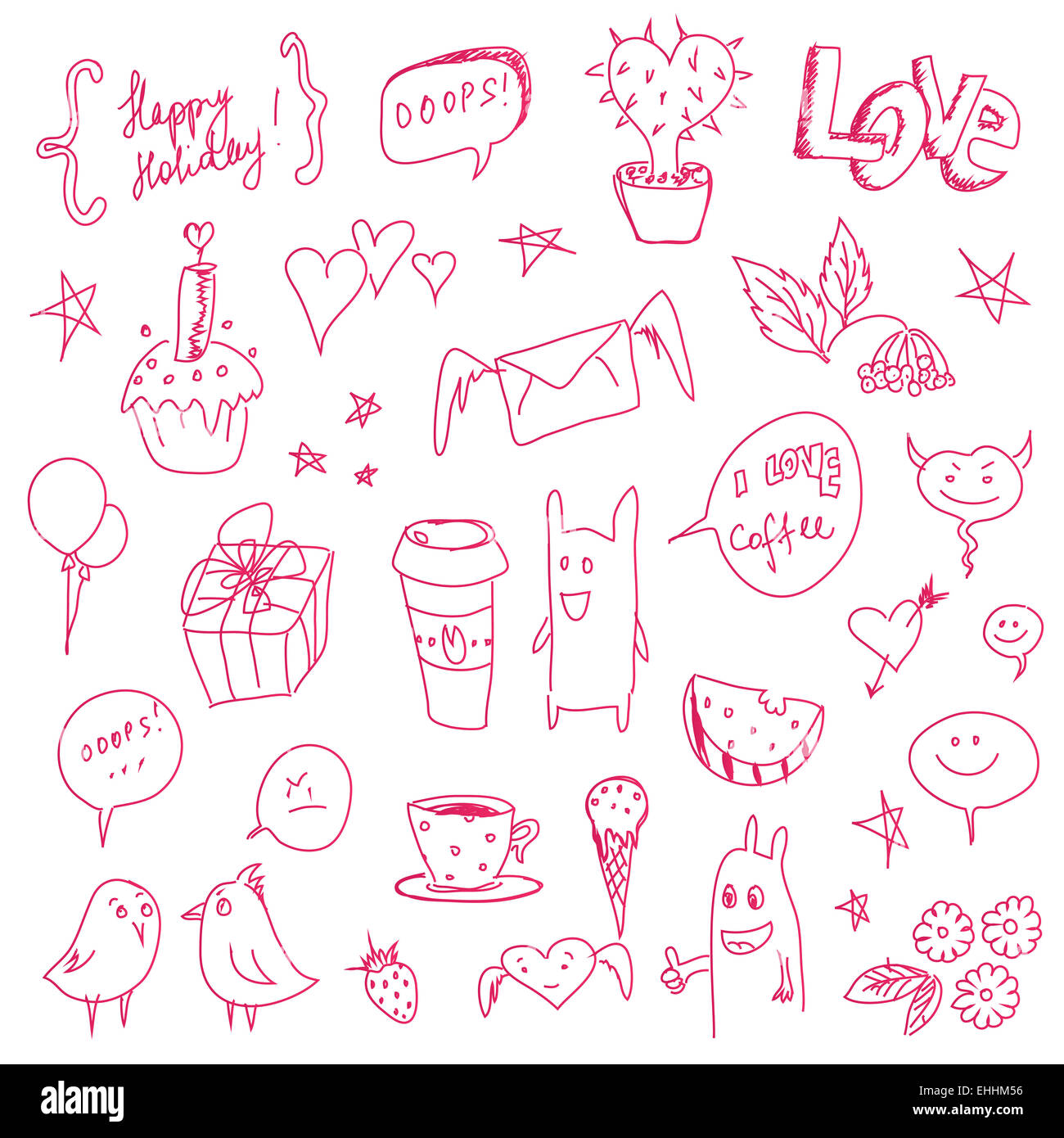 Animated hand drawn speech bubble hi-res stock photography and images ...