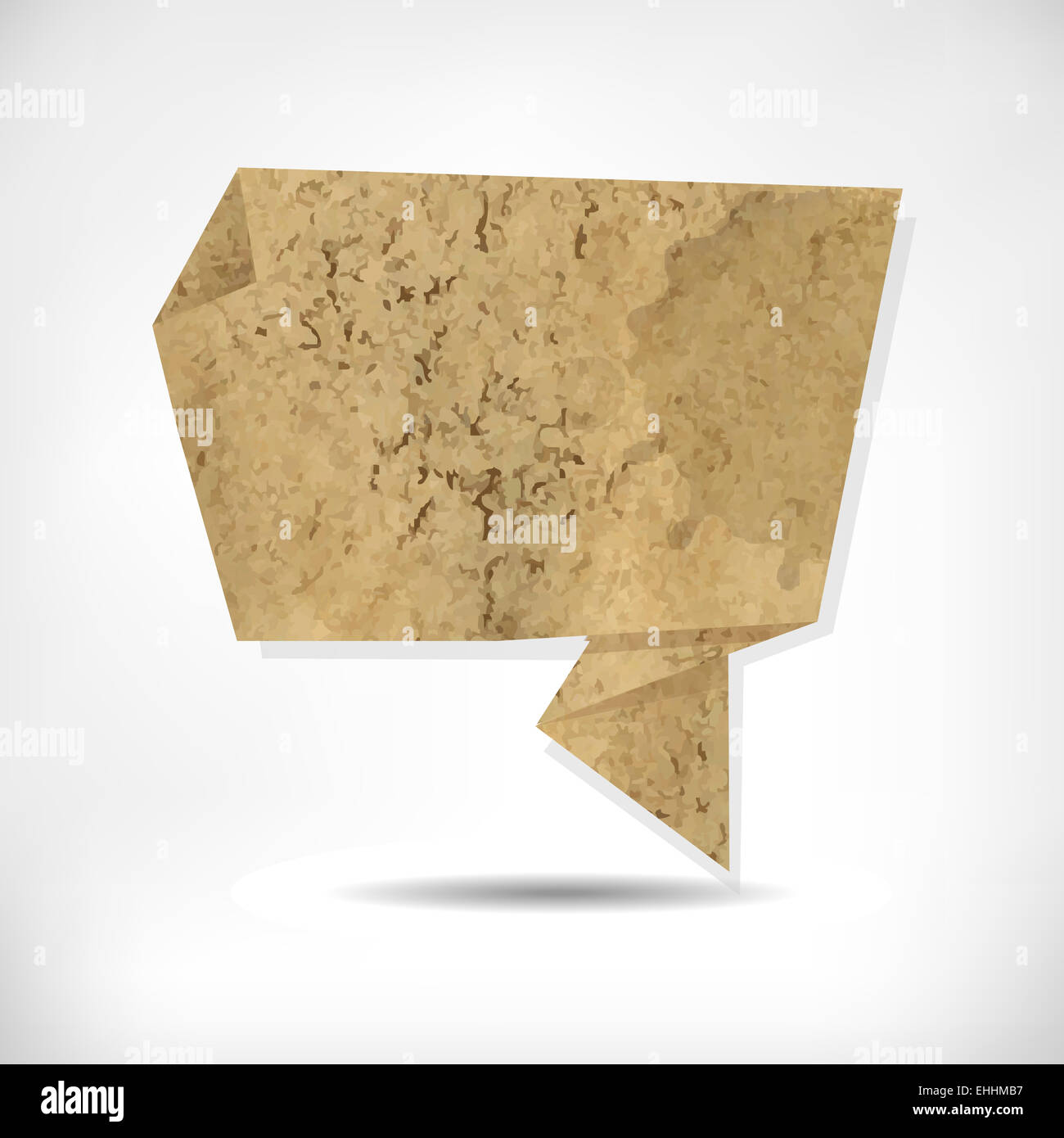 Old Paper Origami Stock Photo - Alamy