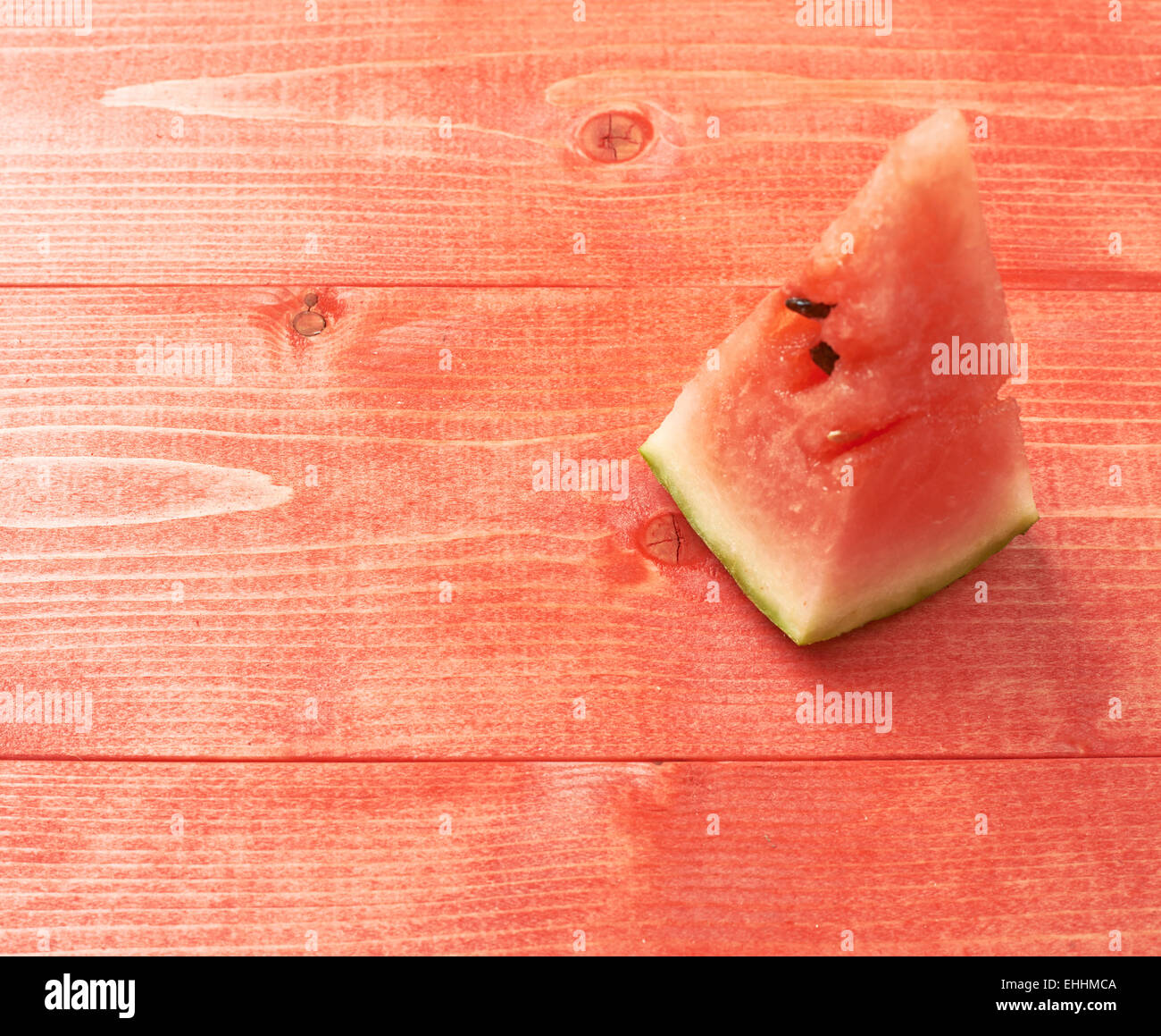 Single piece of watermelon composition Stock Photo - Alamy