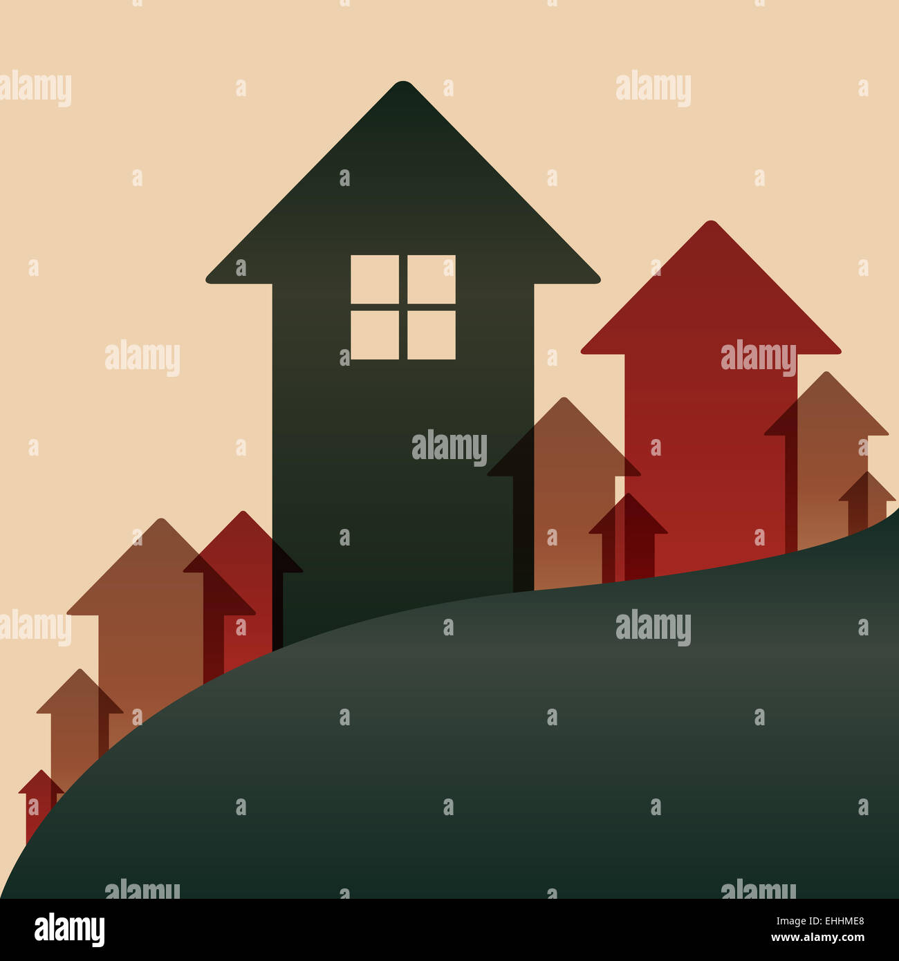 Real estate building icons hi-res stock photography and images - Alamy