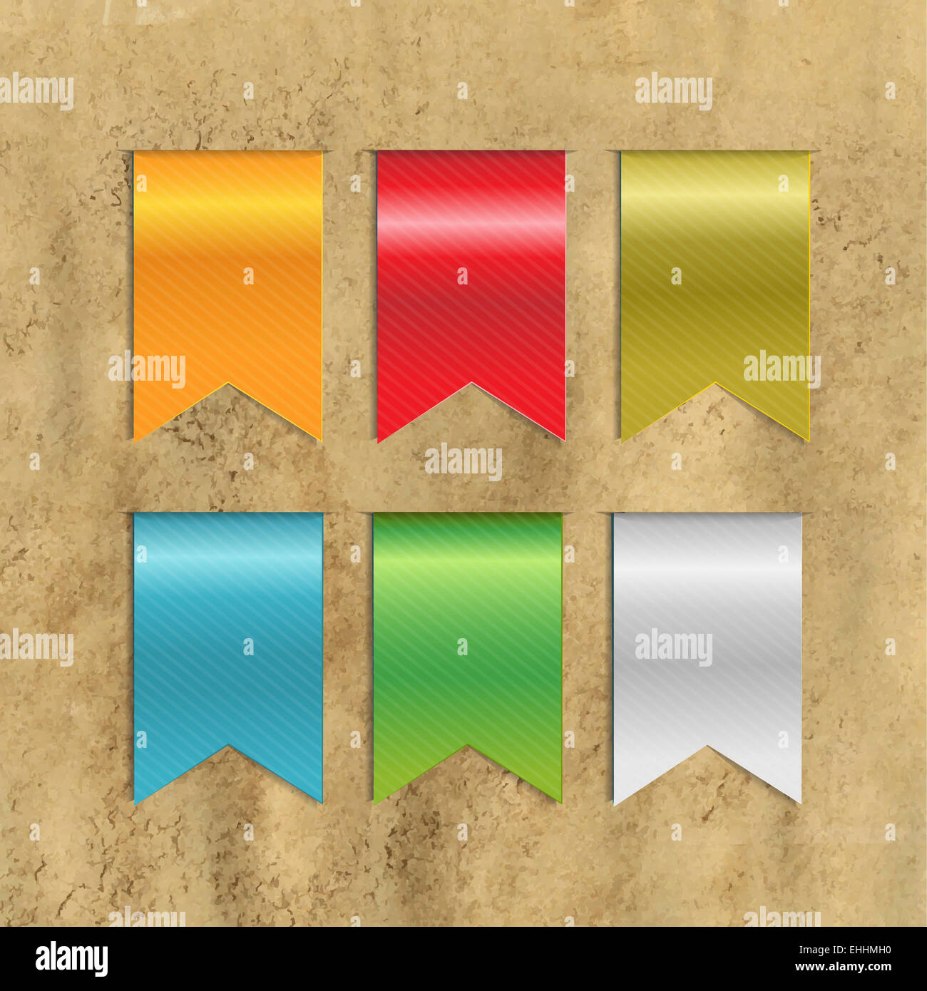 Set Of Colorful Ribbons Stock Photo - Alamy