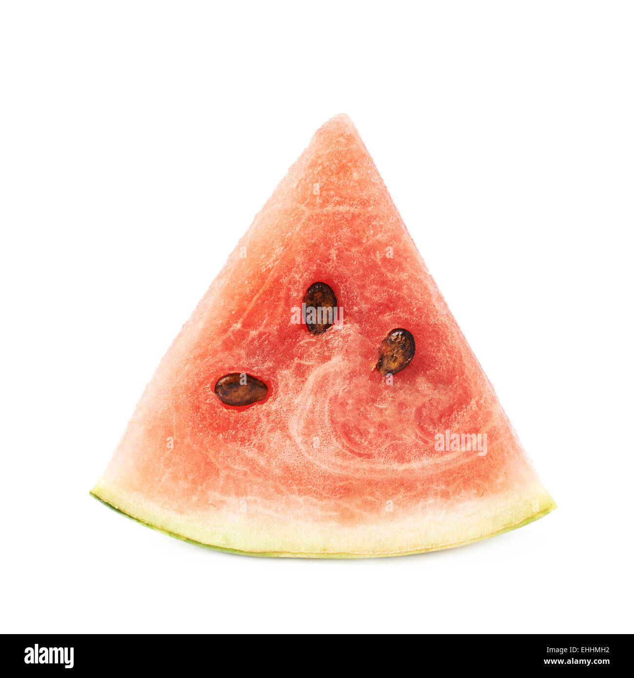 Triangle shaped watermelon slice isolated Stock Photo - Alamy