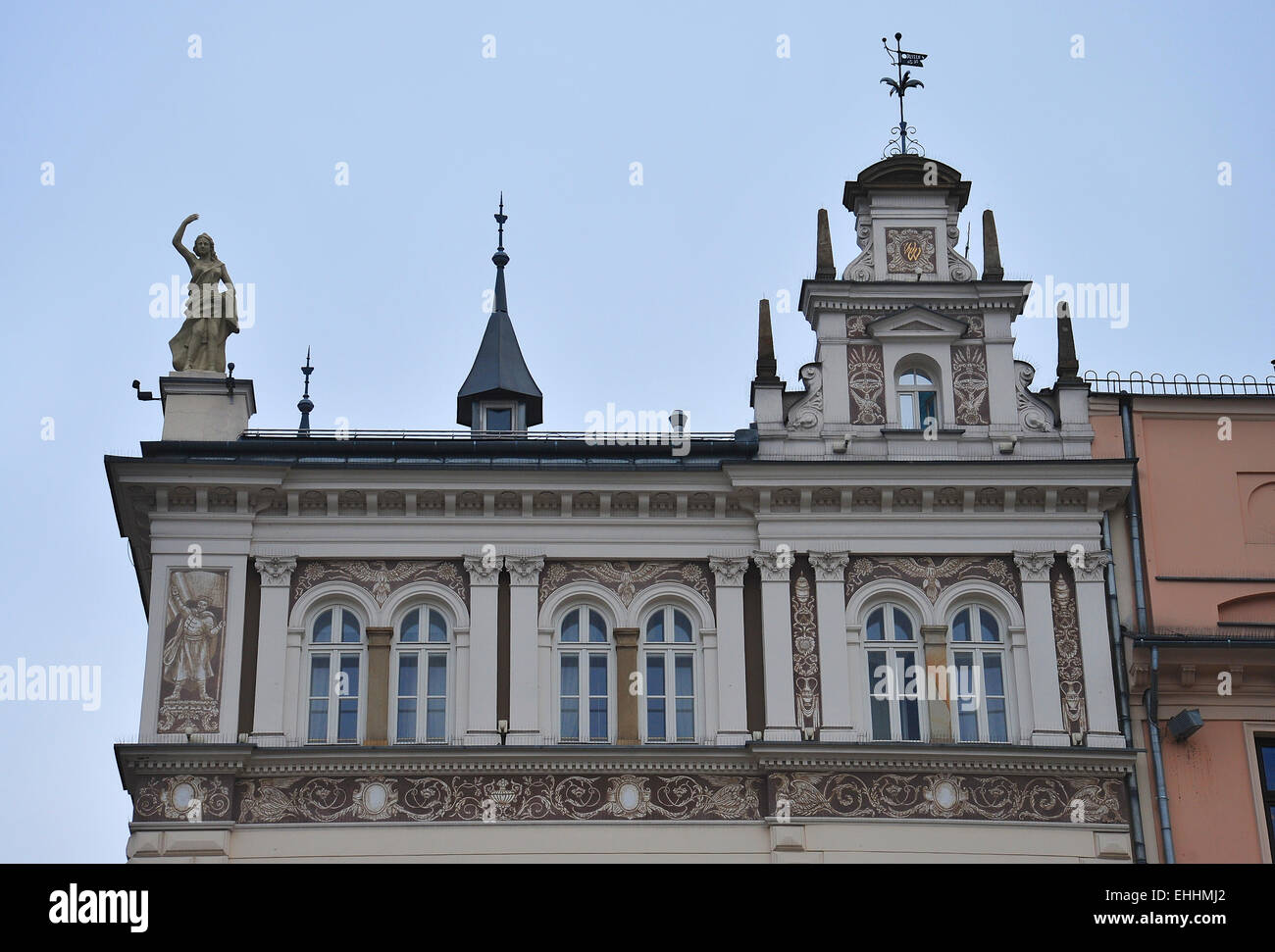 Old residence in Krakow Poland Stock Photo - Alamy