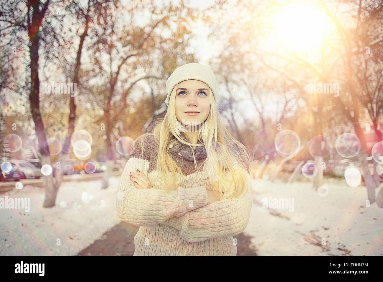 Sunny portrait face hi-res stock photography and images - Alamy