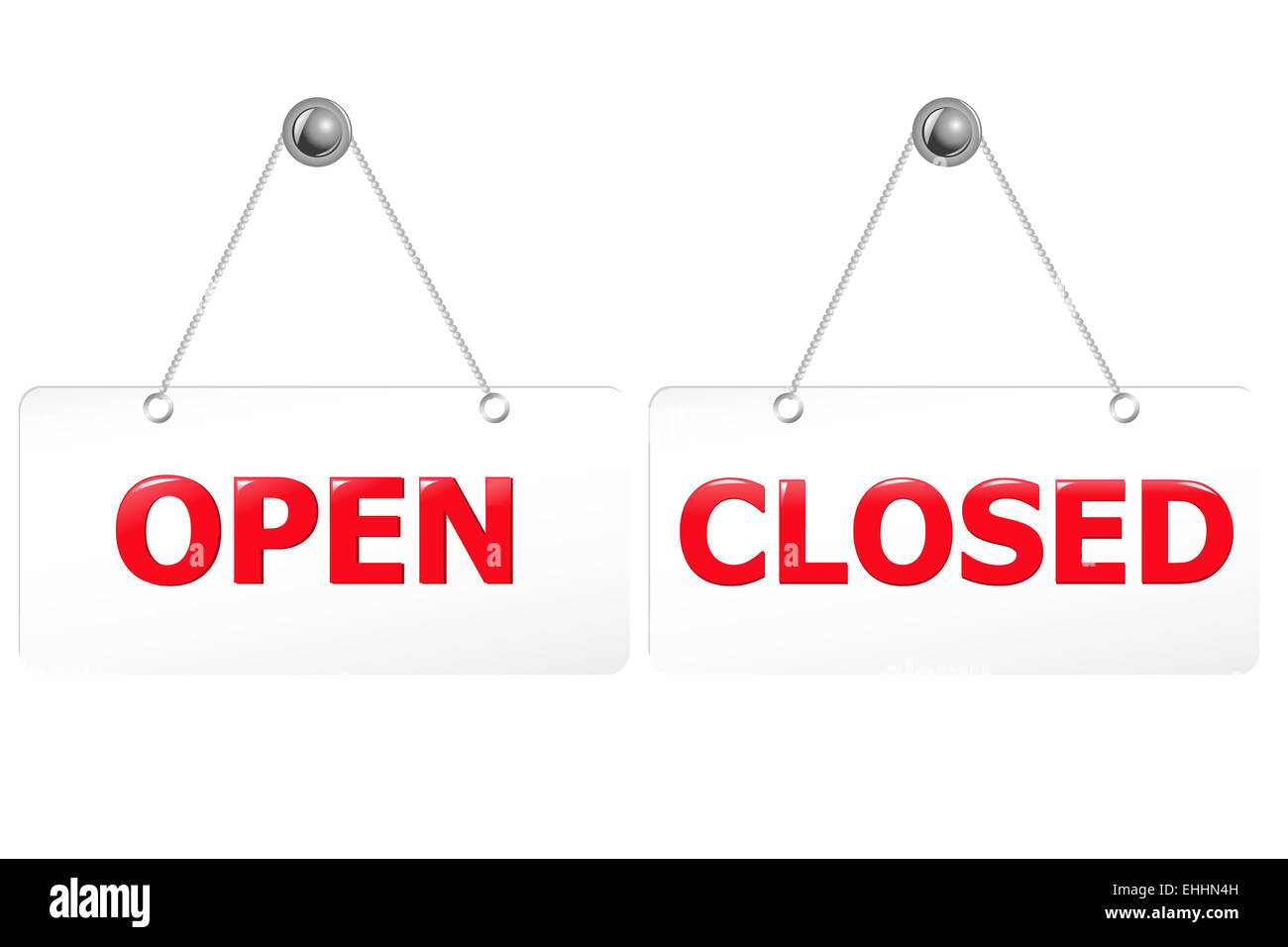 Cartoon closed shop sign hi-res stock photography and images - Alamy