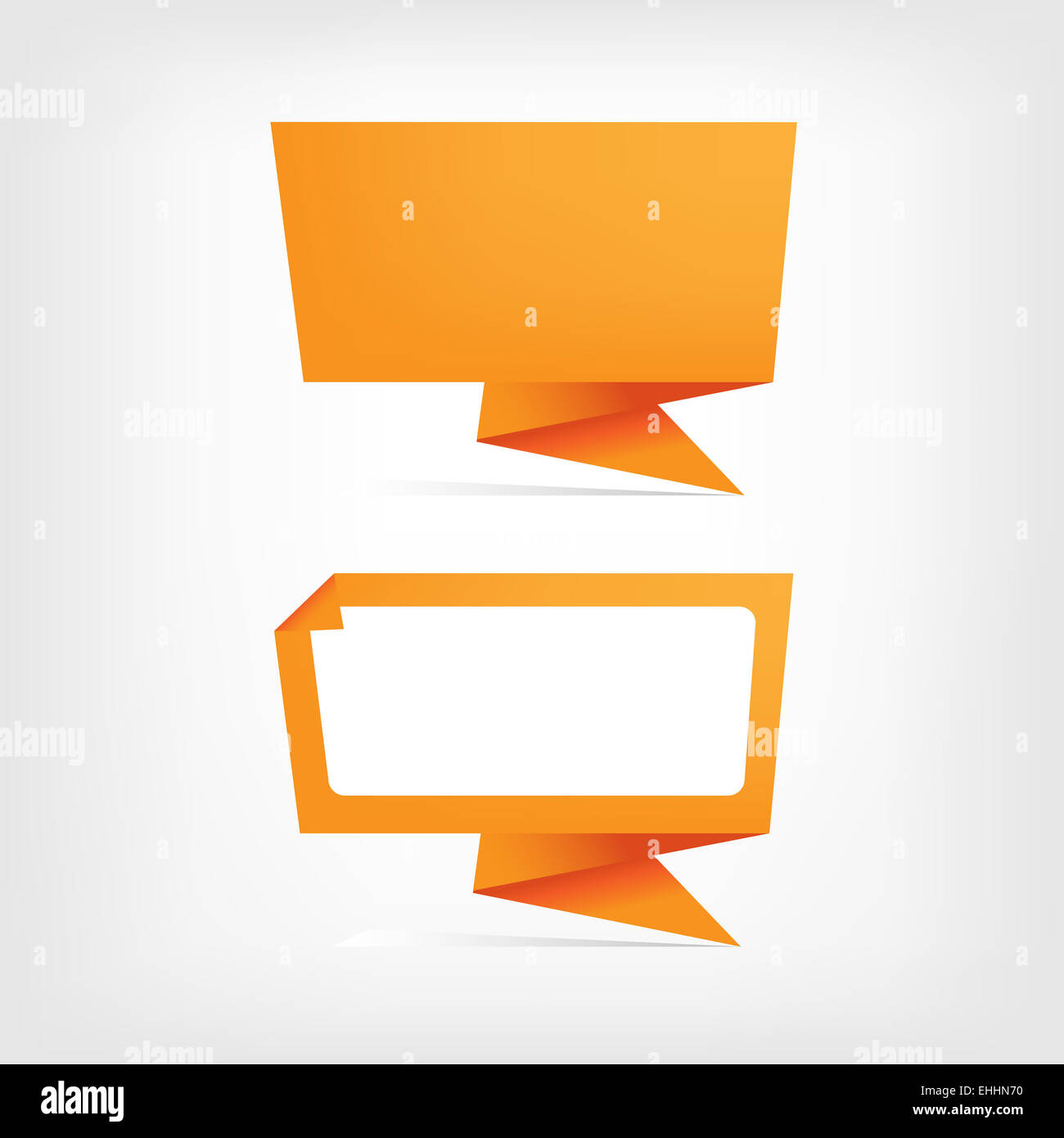 Origami Paper Banner Stock Photo - Alamy