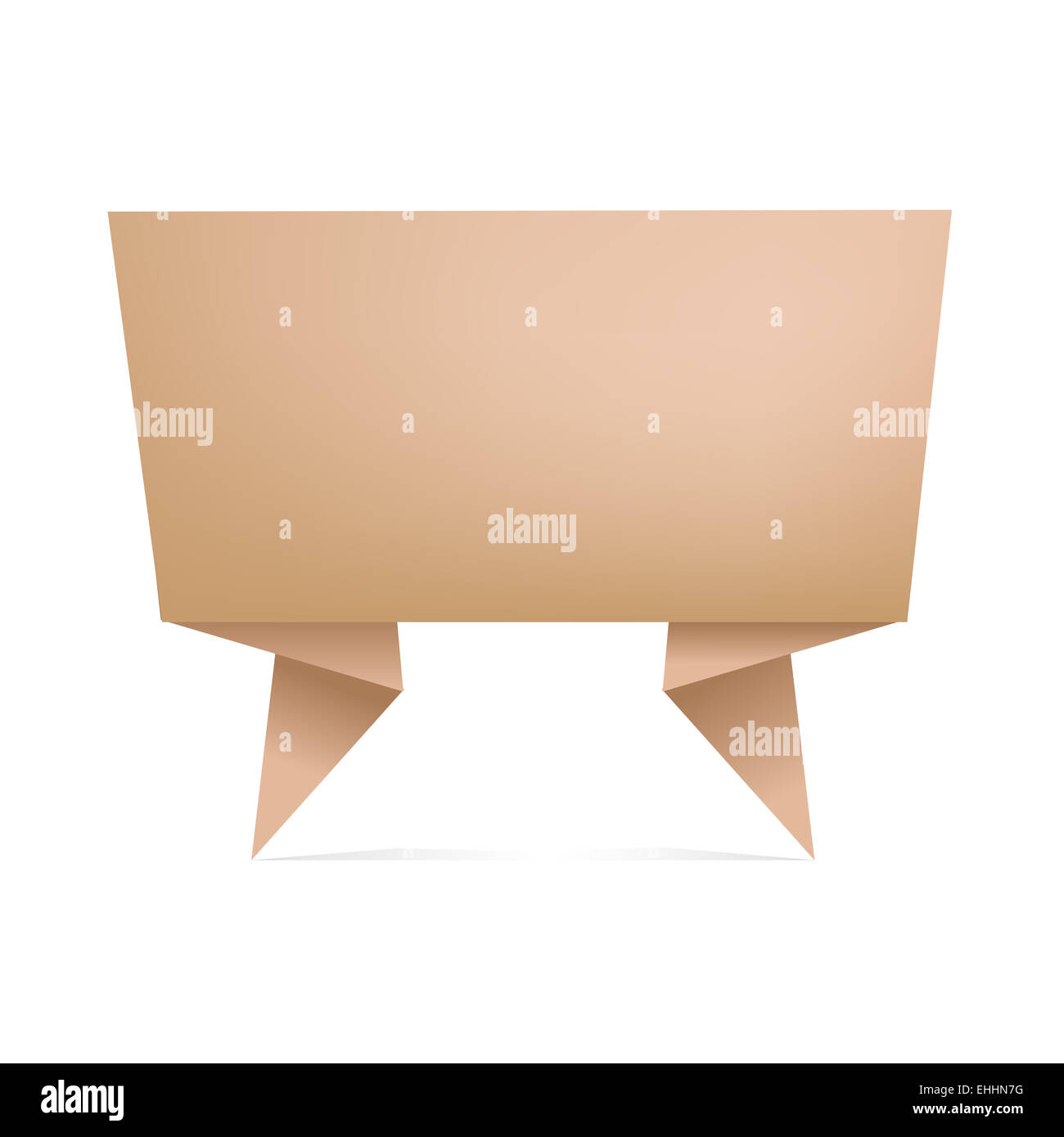 Origami Paper Banner Stock Photo - Alamy