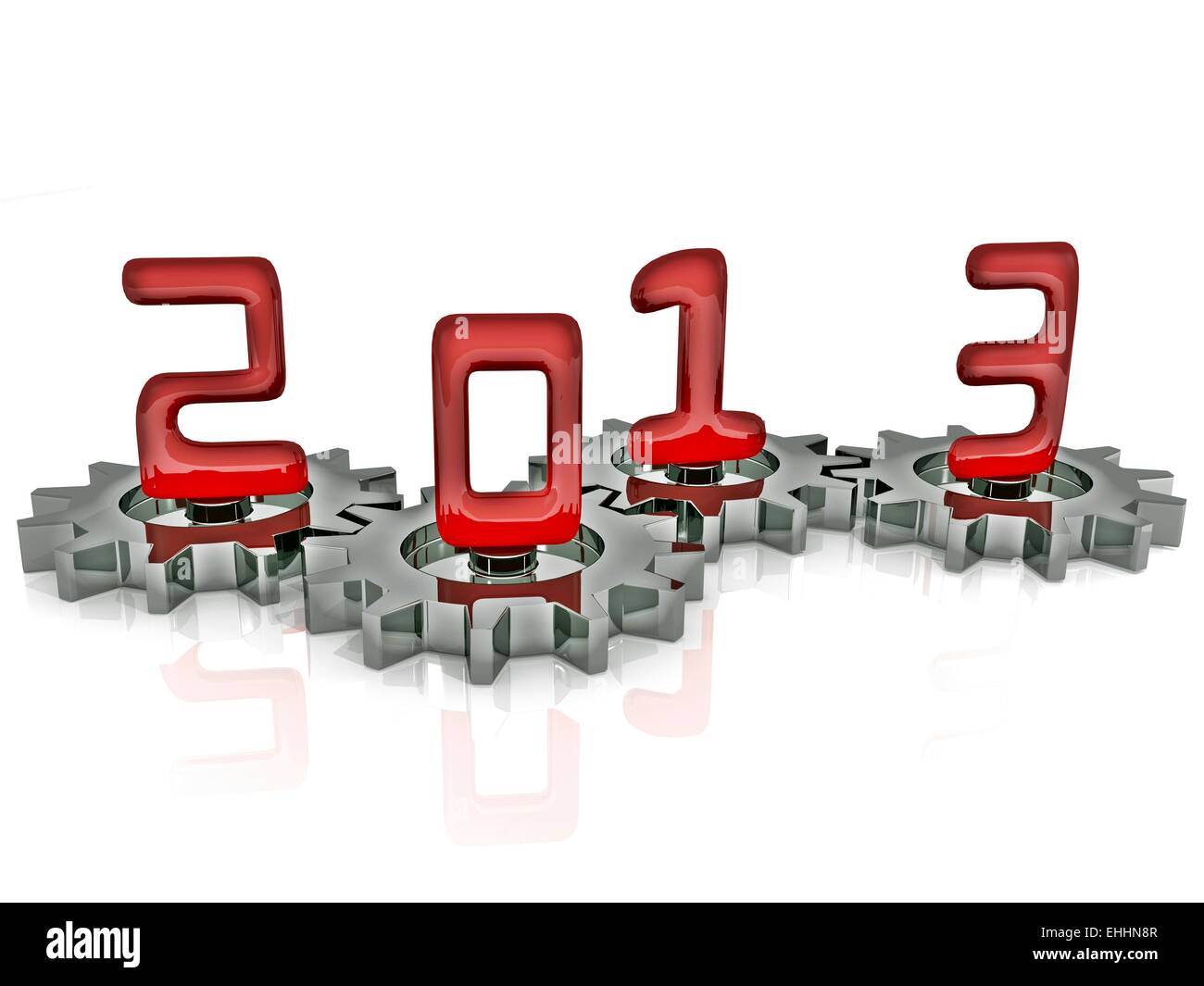 Composition happy new year Cut Out Stock Images & Pictures - Alamy