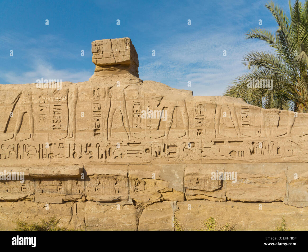 The Temple Of Mut The Great At Karnak High Resolution Stock Photography ...
