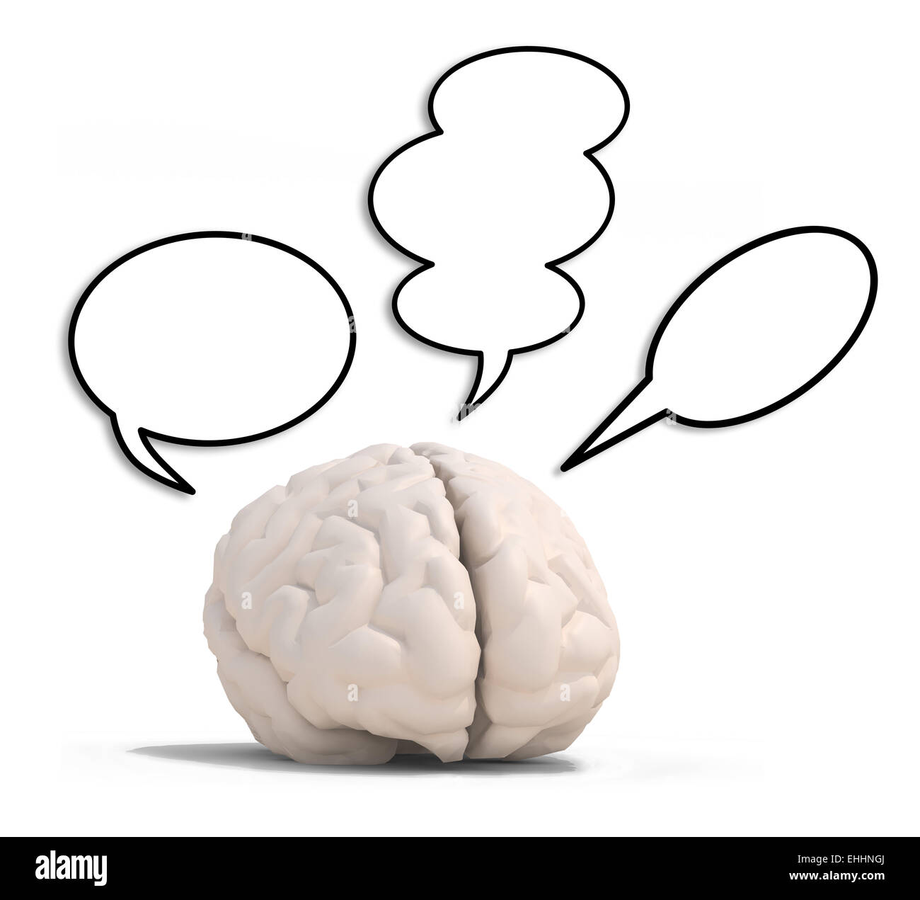 Cartoon brain hi-res stock photography and images - Alamy