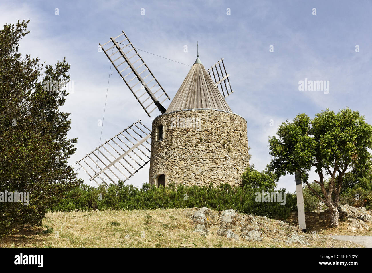 Moulin St Roch, Grimaud, Cote d’Azur Stock Photo - Alamy