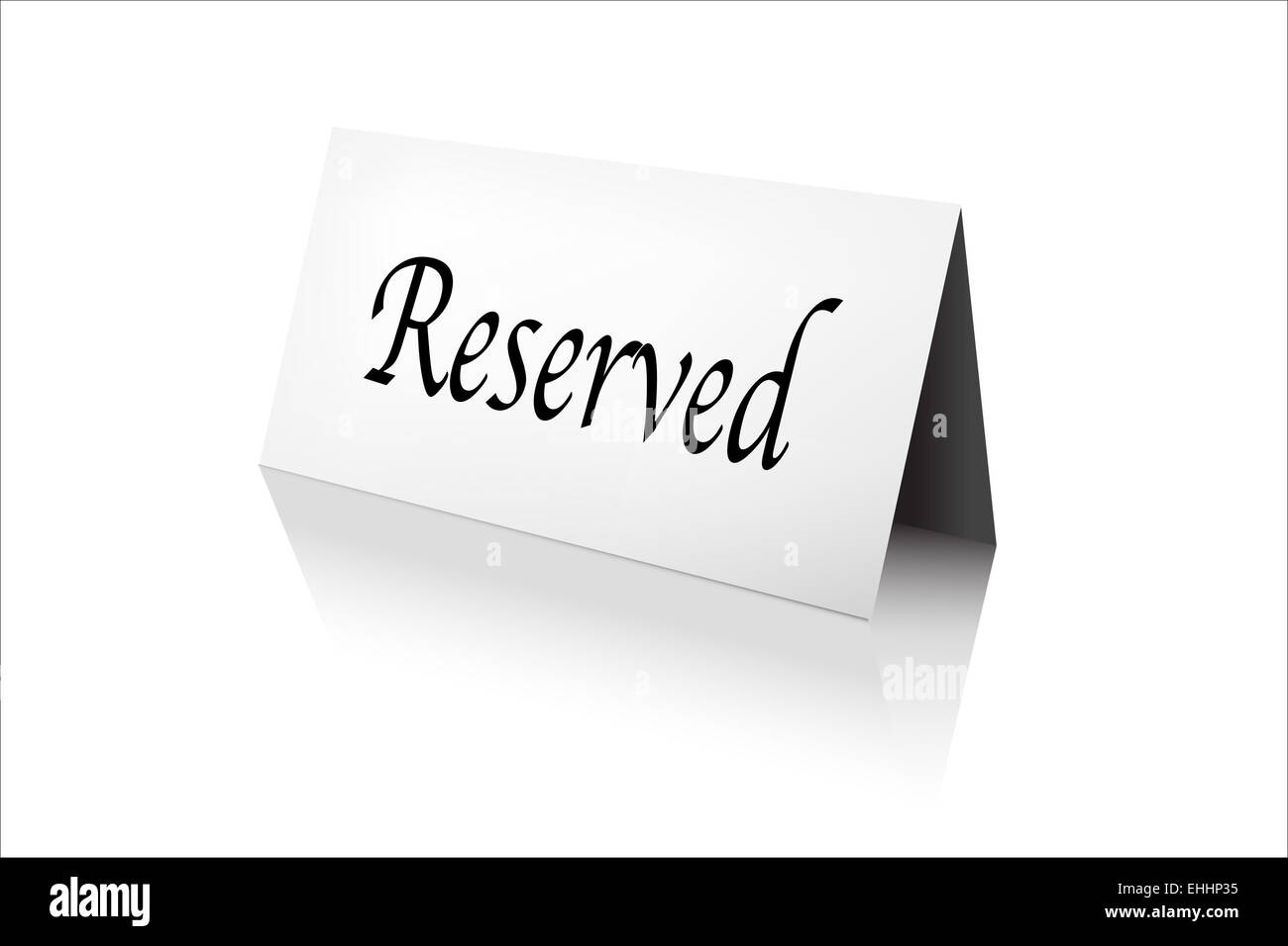 Reserved sign hi-res stock photography and images - Alamy