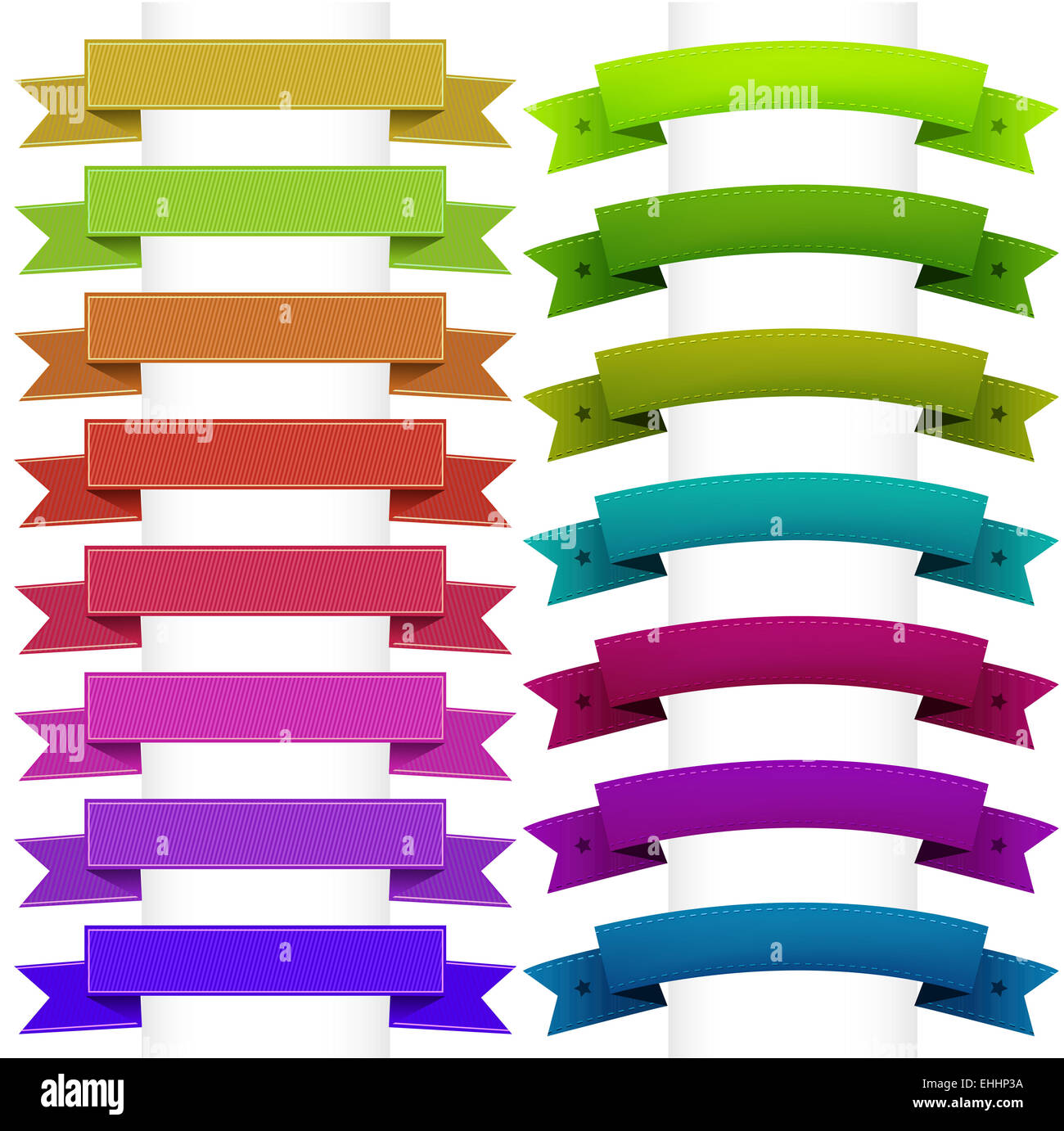 Black and red ribbons template black hi-res stock photography and ...