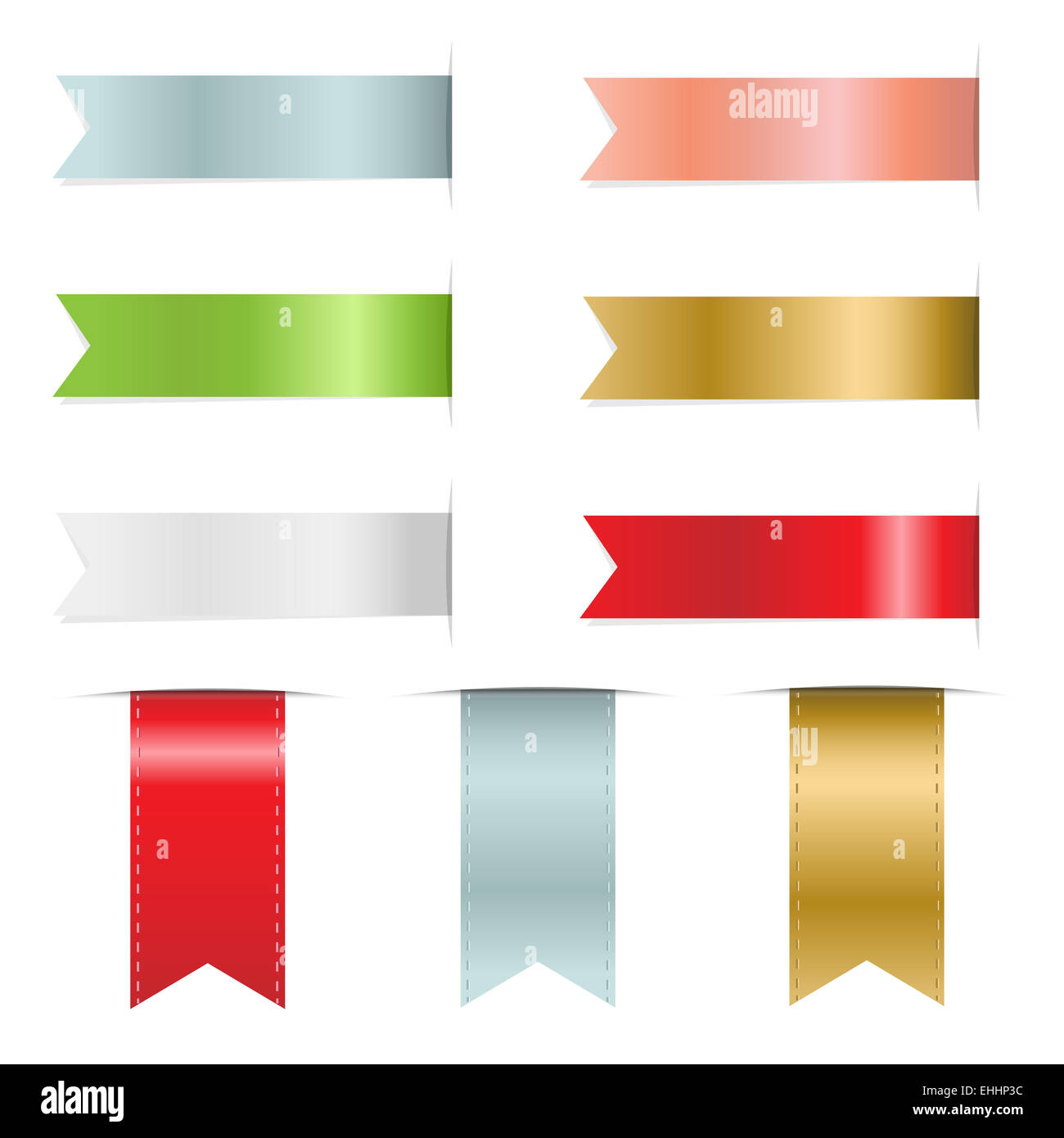 Stylized red ribbons hi-res stock photography and images - Alamy