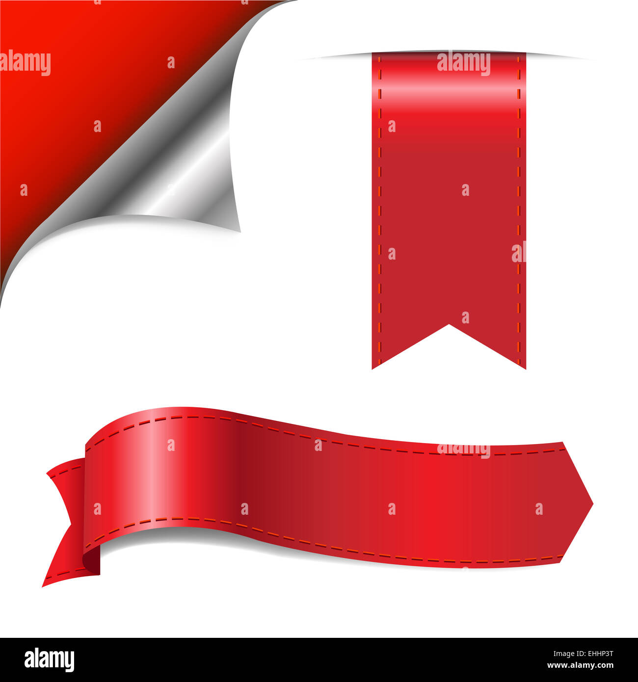 Rolled paper red tape hi-res stock photography and images - Alamy
