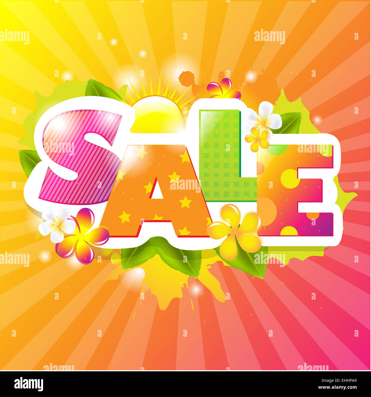 Sale Design Template Stock Photo - Alamy