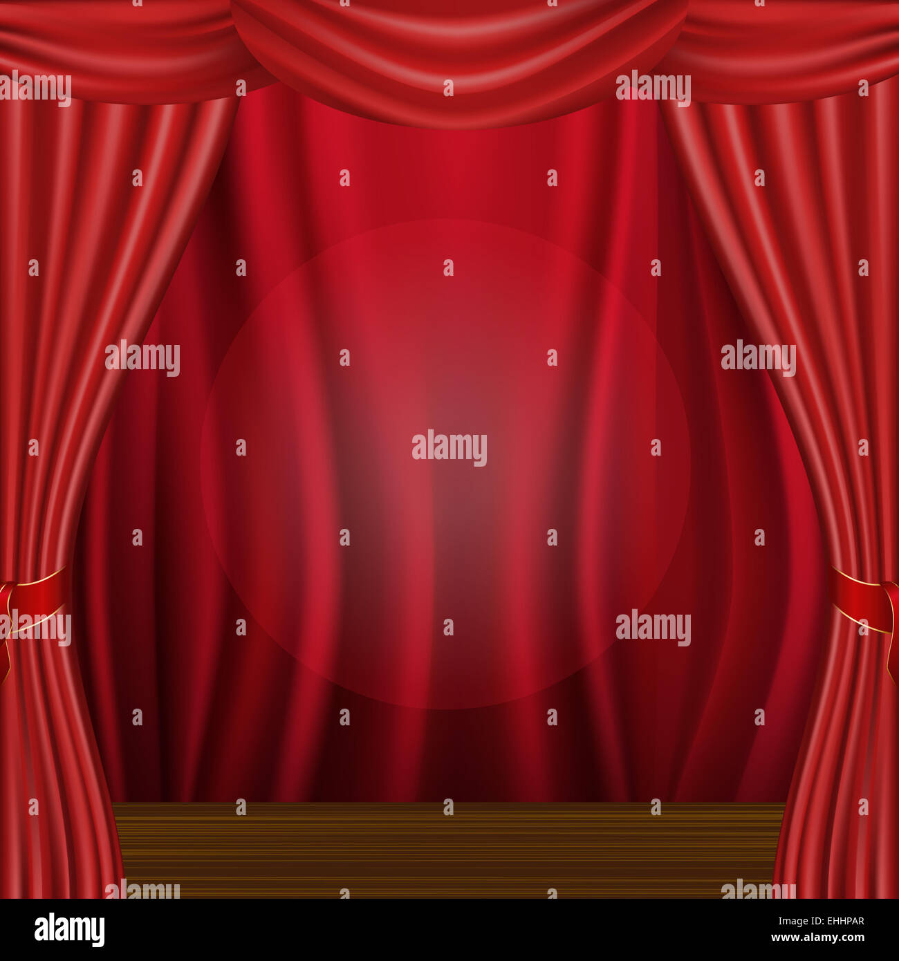 Scene And Curtains Stock Photo - Alamy