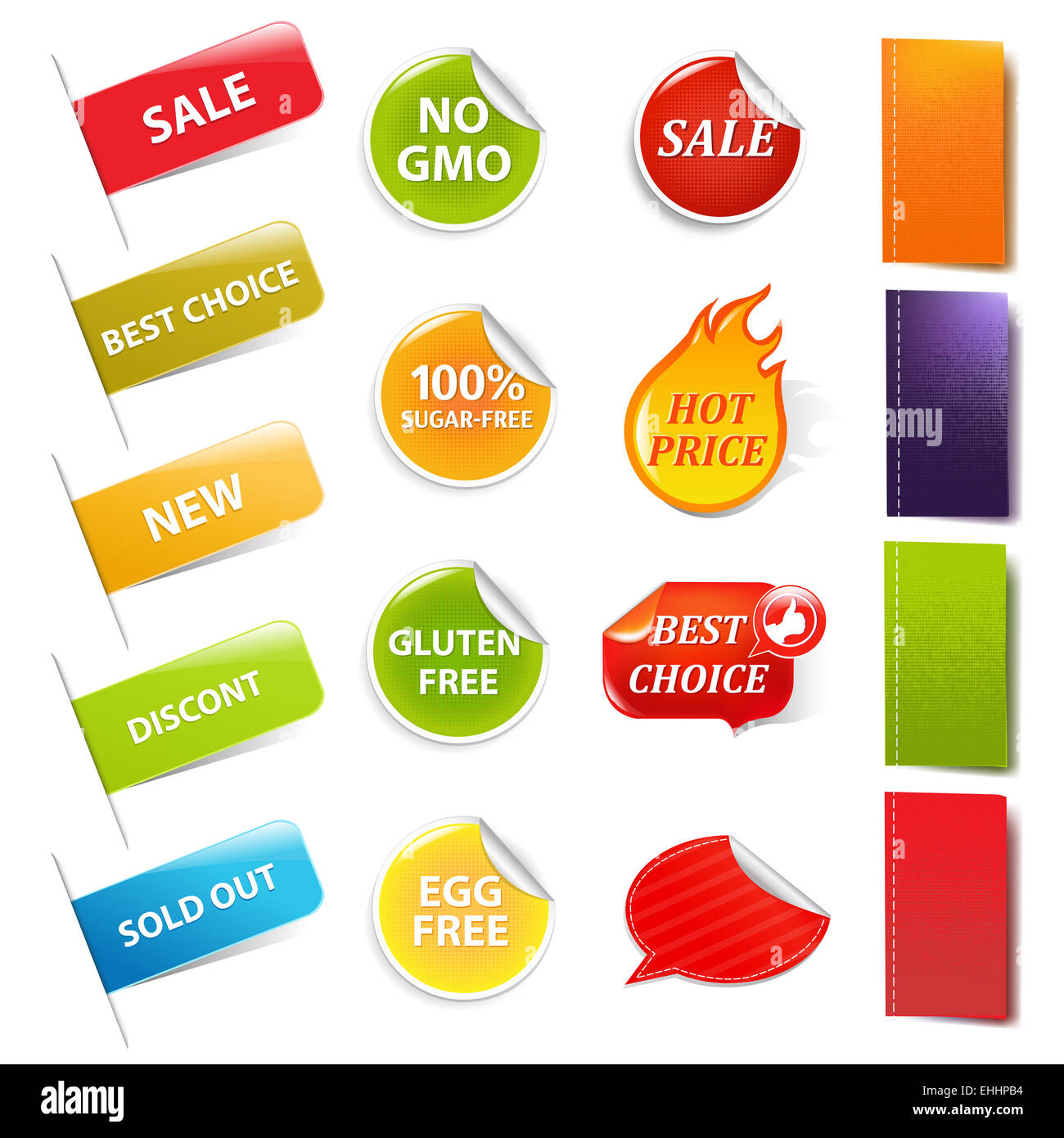 Fabric labels Cut Out Stock Images & Pictures - Alamy