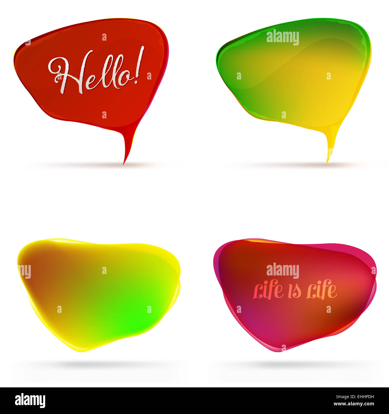 Hello speech bubble hi-res stock photography and images - Alamy