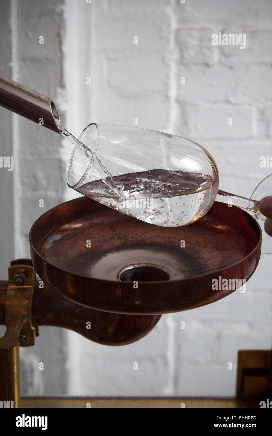 Copper Still at Sipsmith Independent Distillery London Stock Photo - Alamy