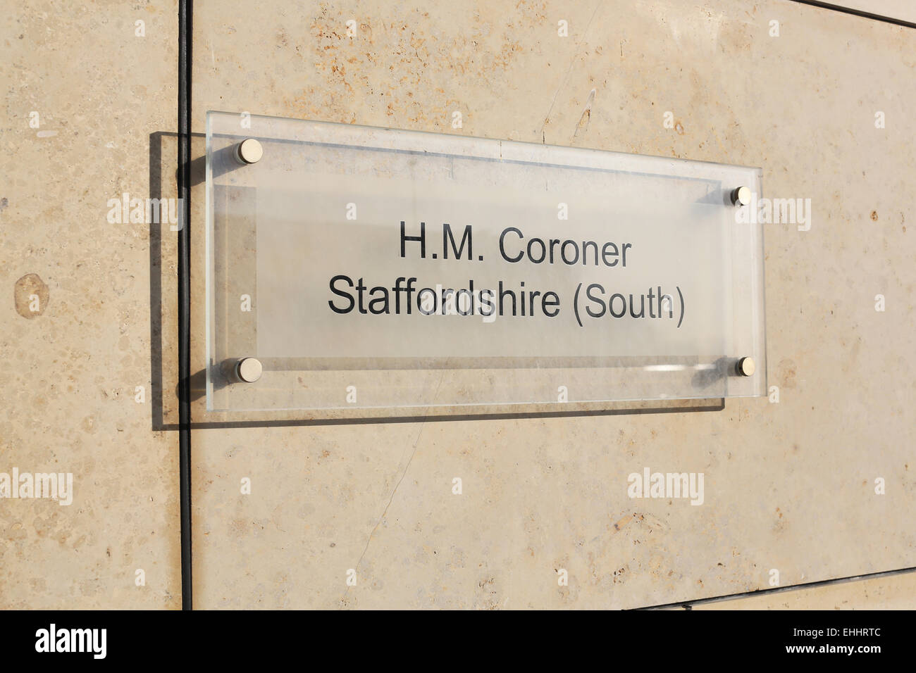 Coroner Sign High Resolution Stock Photography and Images - Alamy
