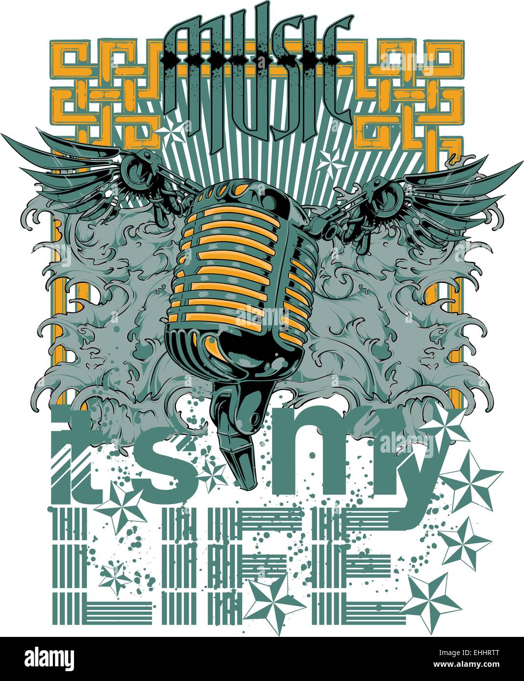 Dj in live music Stock Vector Images - Alamy