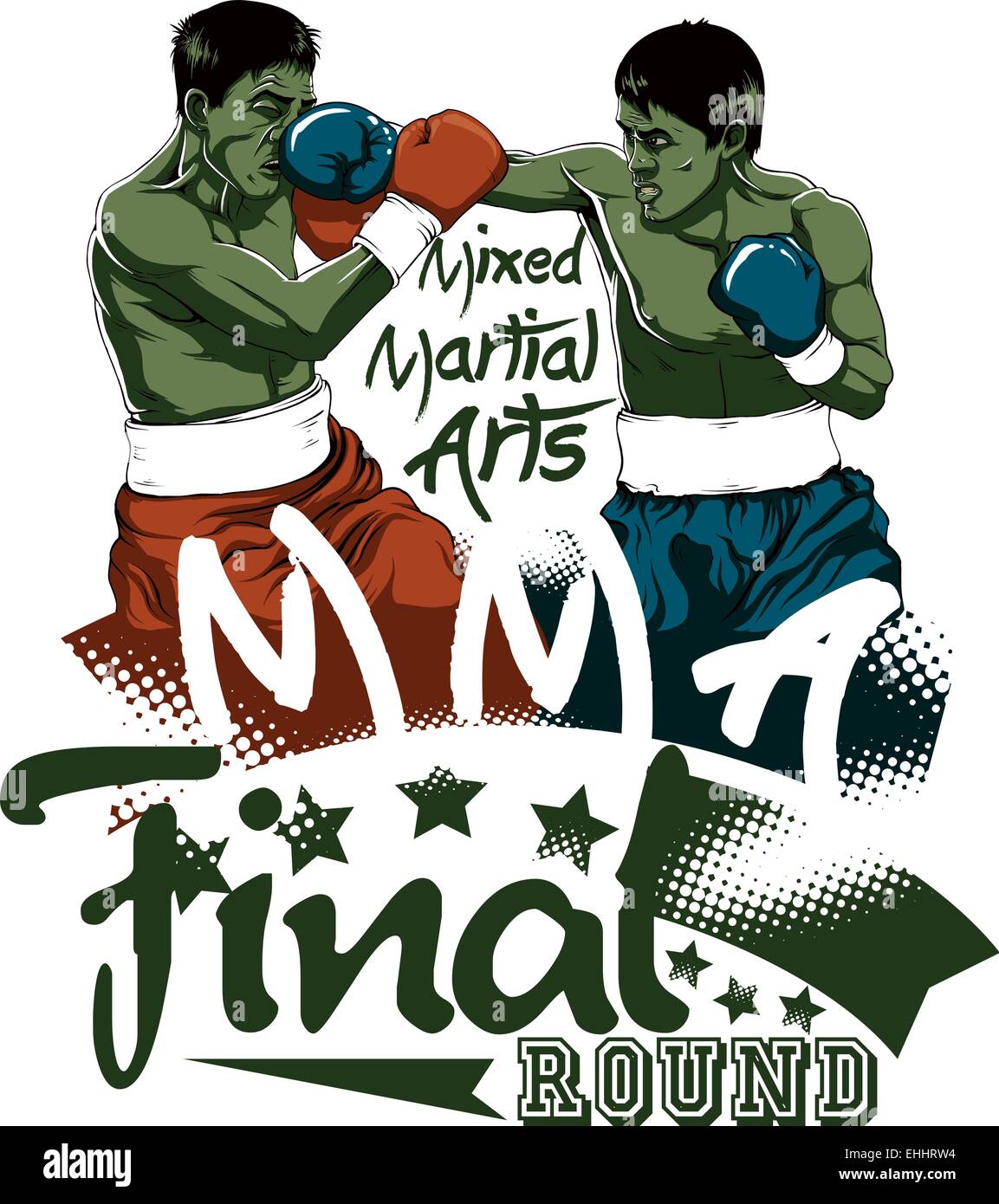 The final punch Stock Vector Images - Alamy