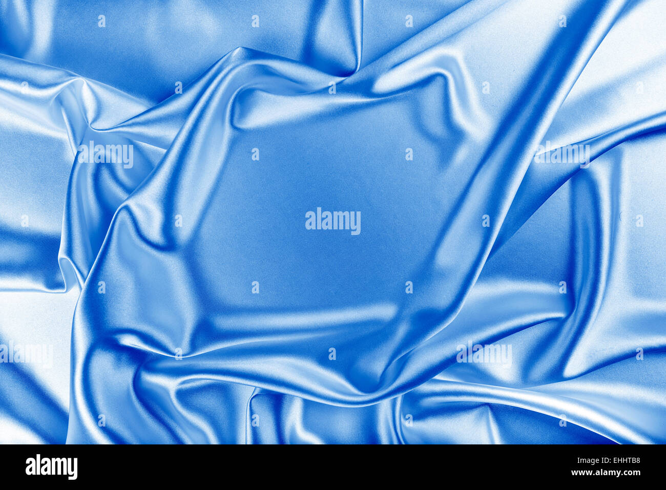 Blue Silk Fabric Texture Abstract Background Stock Photo - Alamy