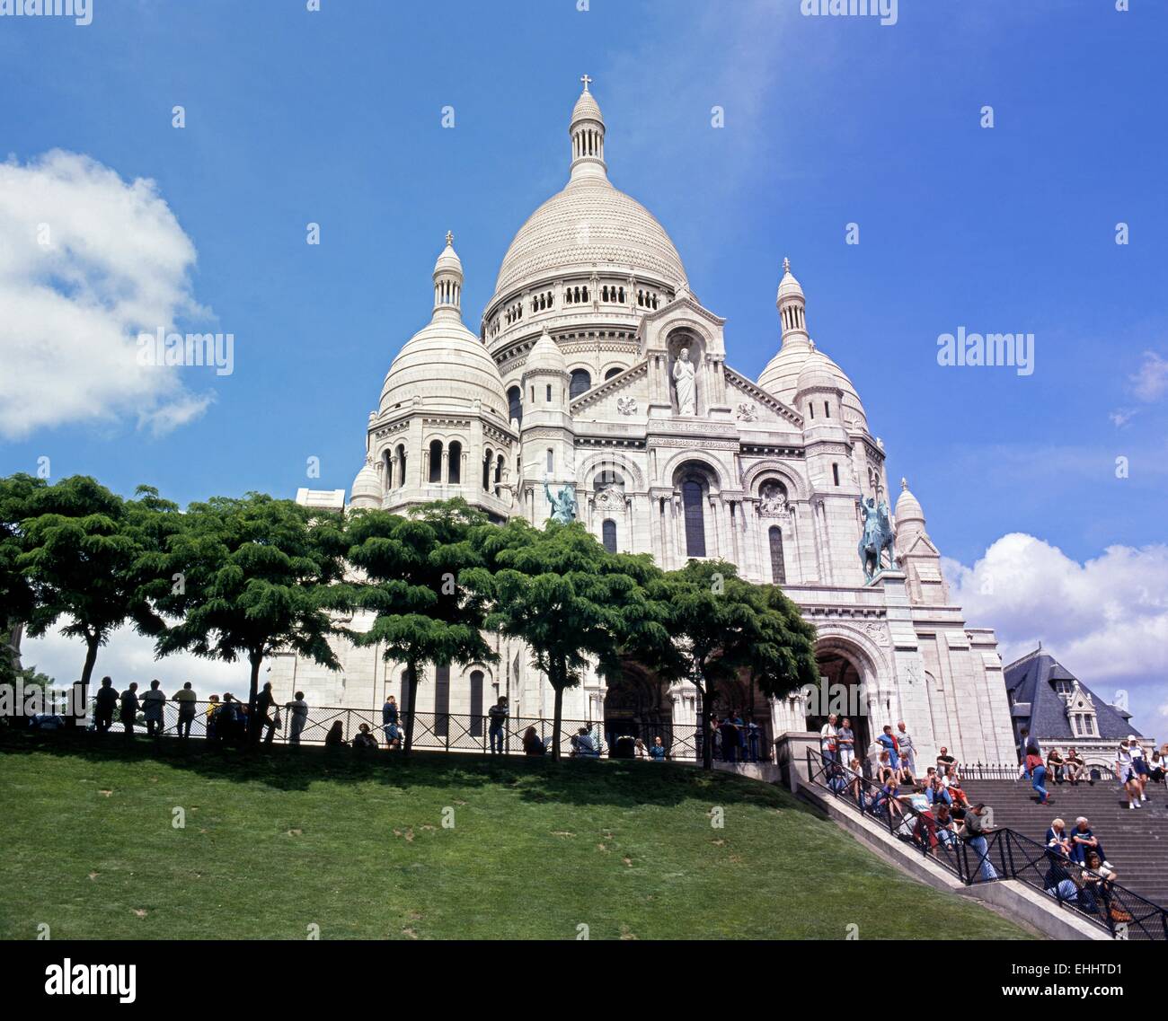 View of the Sacre Coeur Basilica, Paris, France, Western Europe Stock ...
