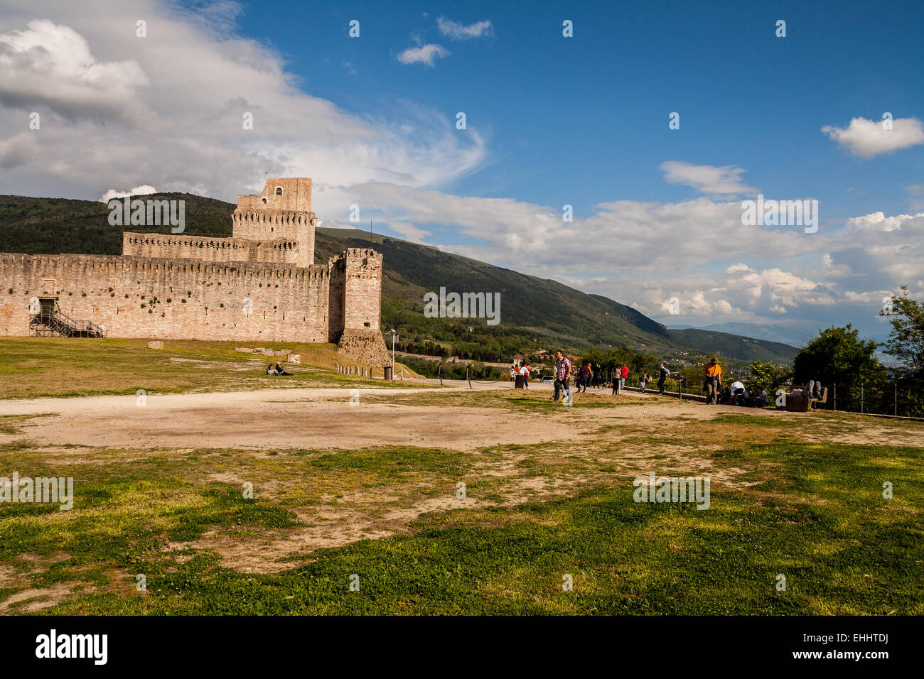 Major Fortress, Assisi, Perugia, Umbria, Italy Stock Photo - Alamy