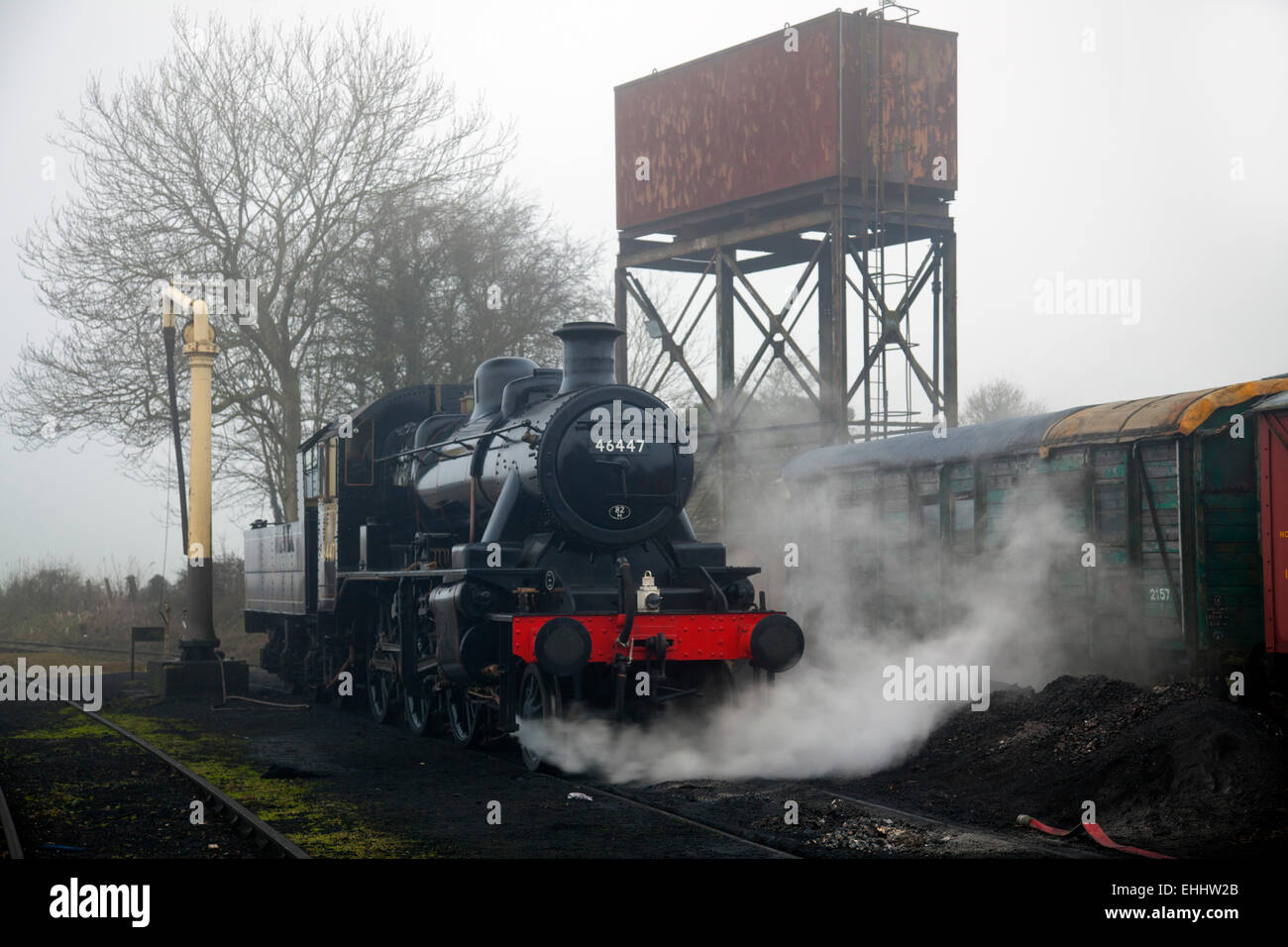 Steam locomotive water tower hi-res stock photography and images - Alamy