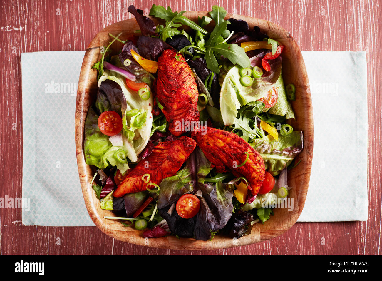 Messy chicken salad hi-res stock photography and images - Alamy