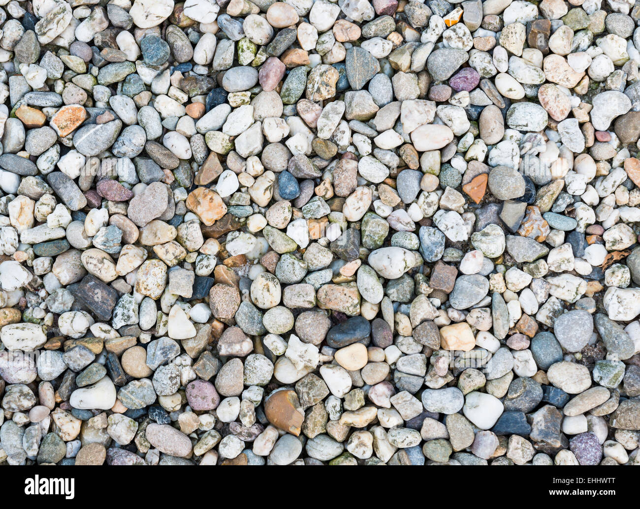 Gravel and pebbles on the ground Stock Photo - Alamy