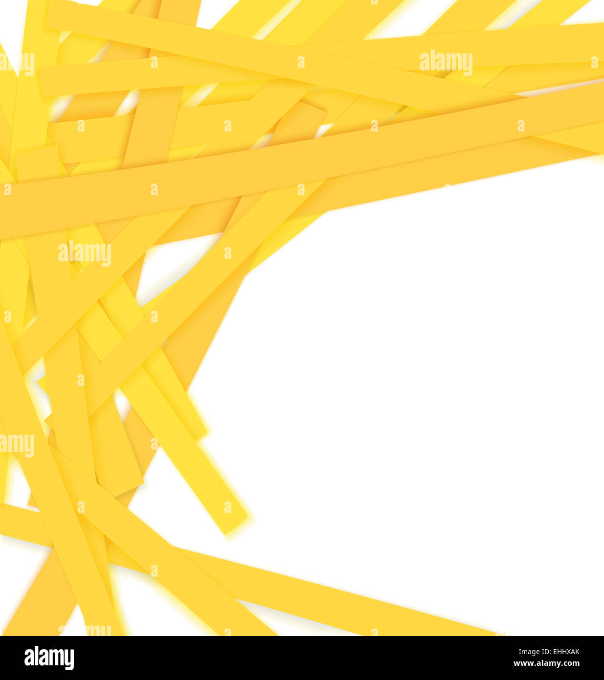 Shredded yellow paper Stock Photo - Alamy