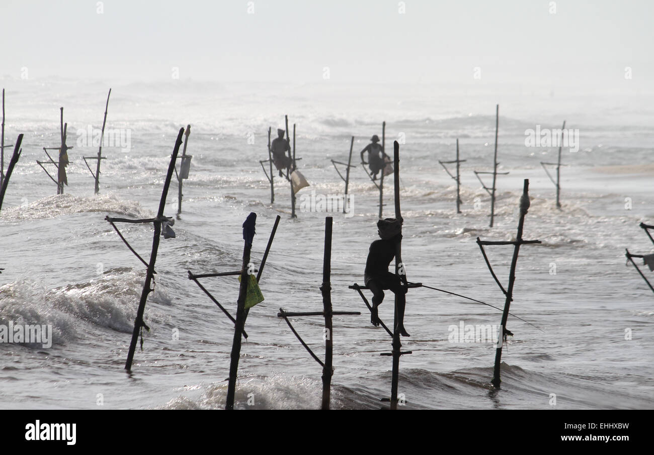 Fisherman with a stick hi-res stock photography and images - Alamy