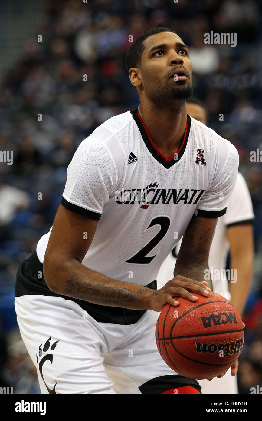 Hartford, Connecticut, USA. 13th Mar, 2015. Cincinnati Bearcats forward ...