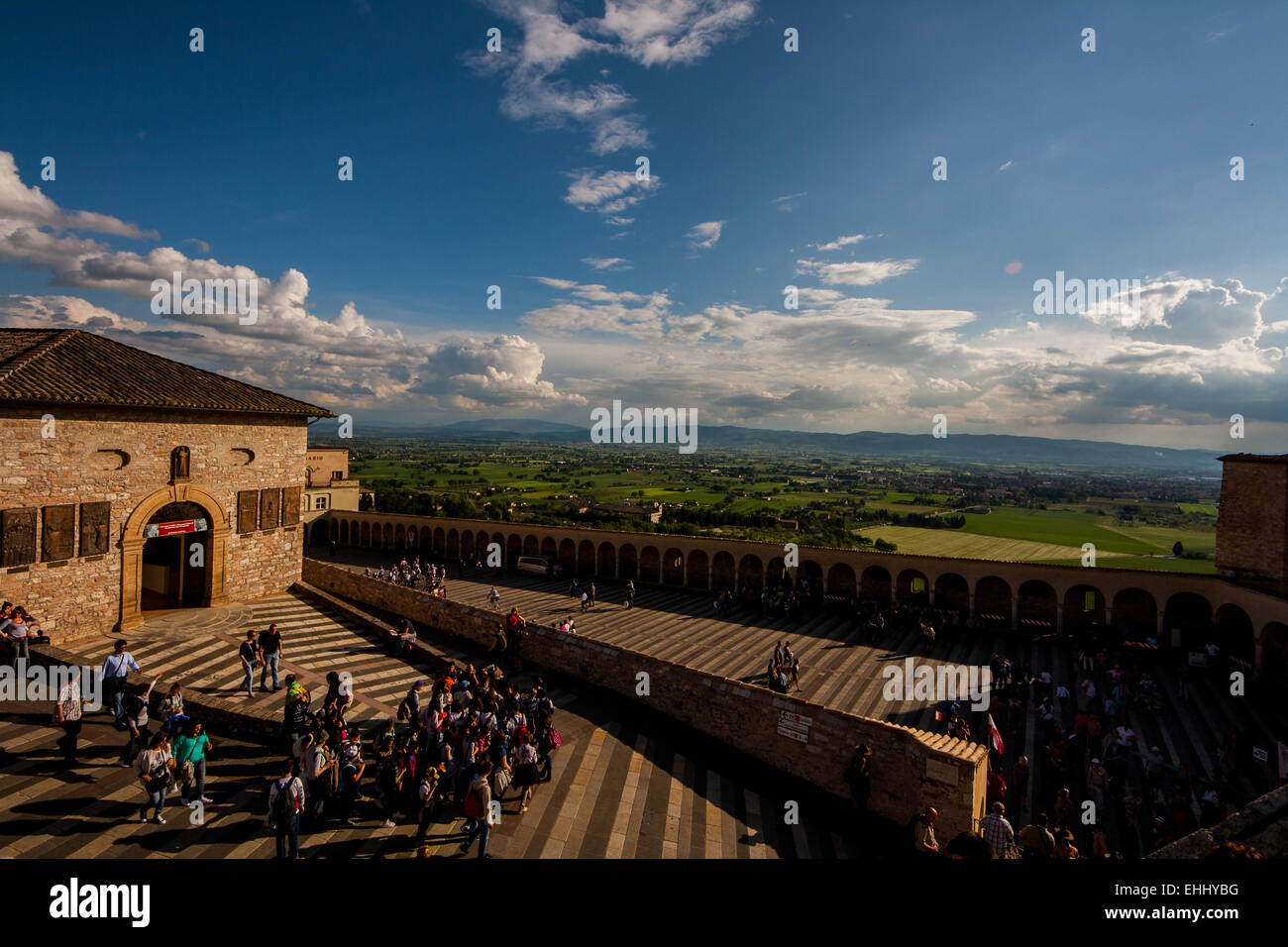 Basilica of St. Francis of Assisi, Assisi, Perugia, Umbria, Italy Stock ...