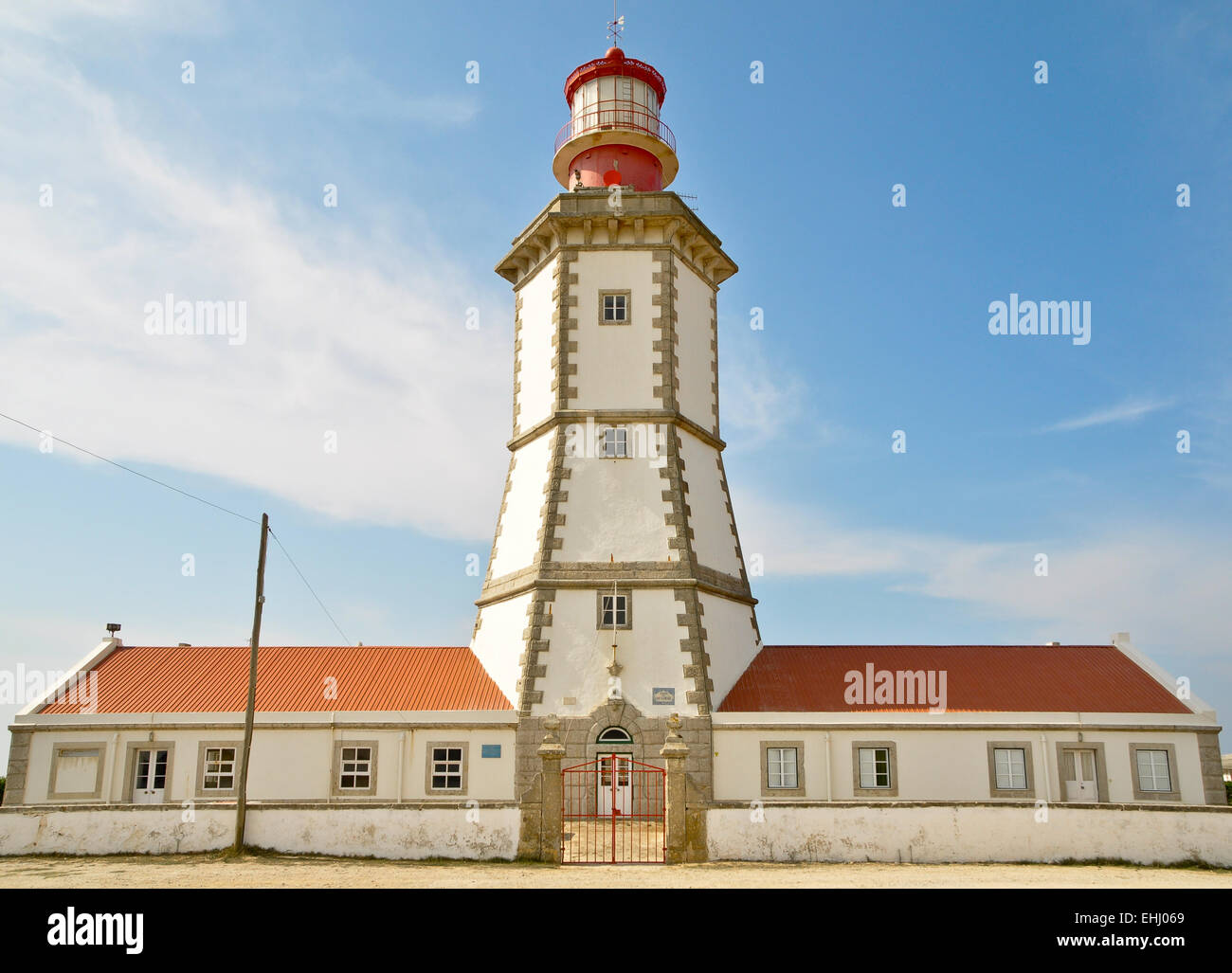 Cabo Espichel Lighthouse Stock Photo - Alamy