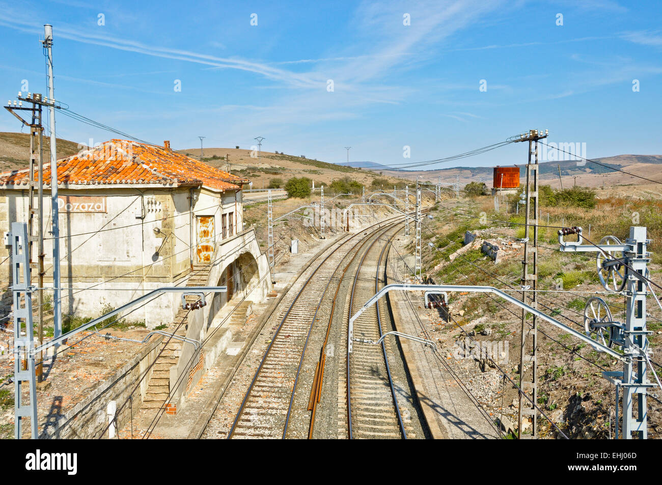 Old Railroad Station in Spain Stock Photo - Alamy