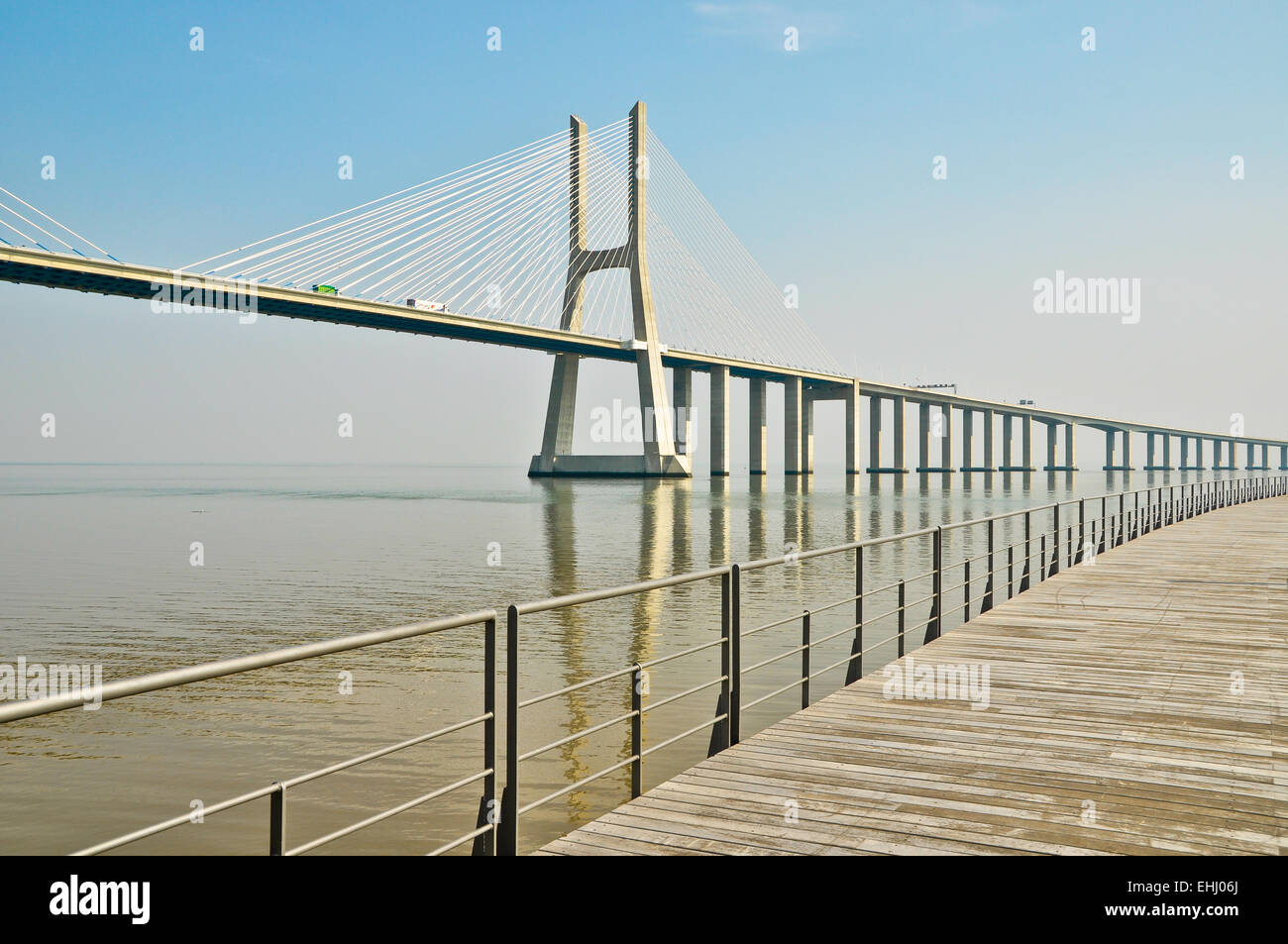 Bridge of Vasco da Gama Stock Photo - Alamy
