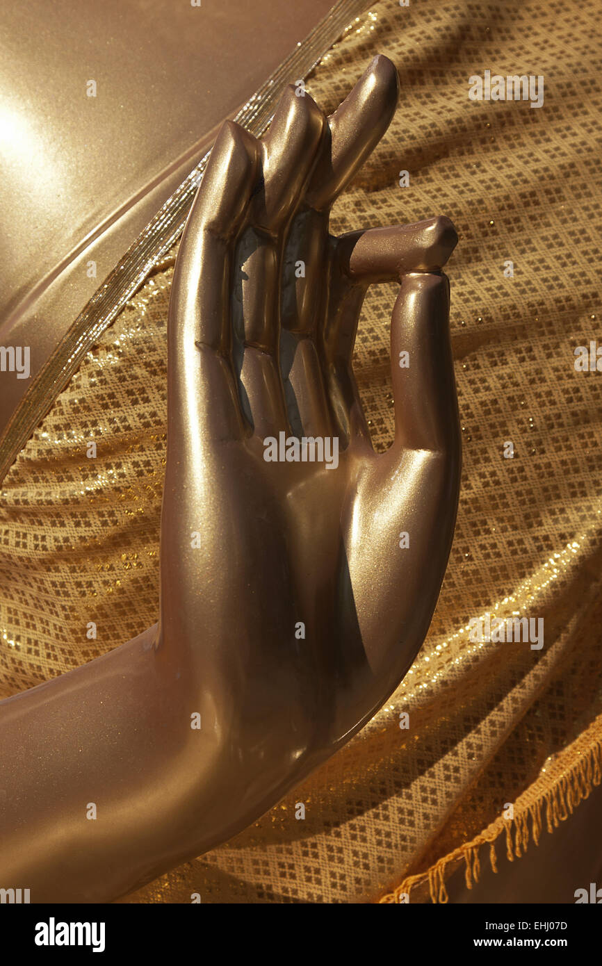 Hand of Buddha Stock Photo - Alamy
