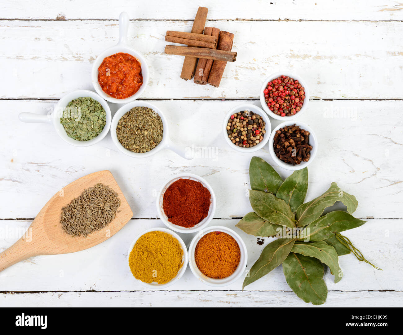 assortment of Indian spices Stock Photo - Alamy