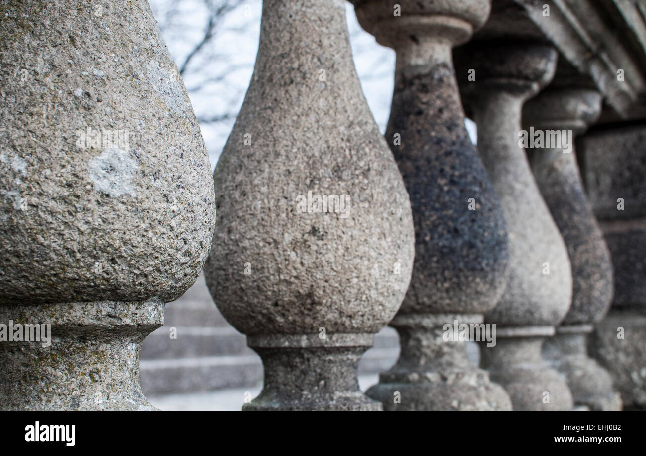 series of granite columns Stock Photo - Alamy