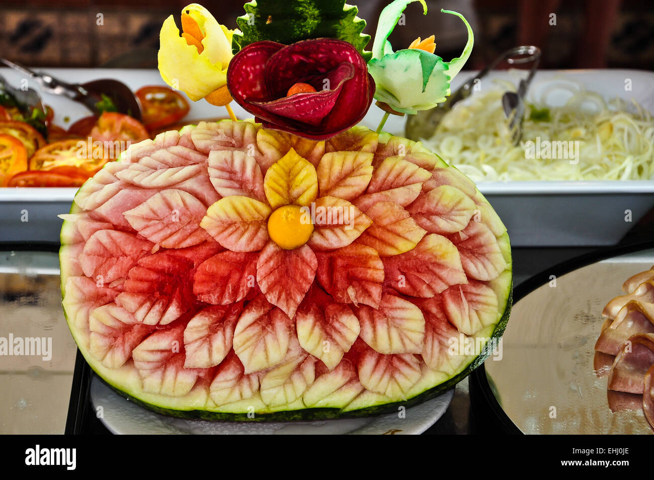 Watermelon display hi-res stock photography and images - Alamy
